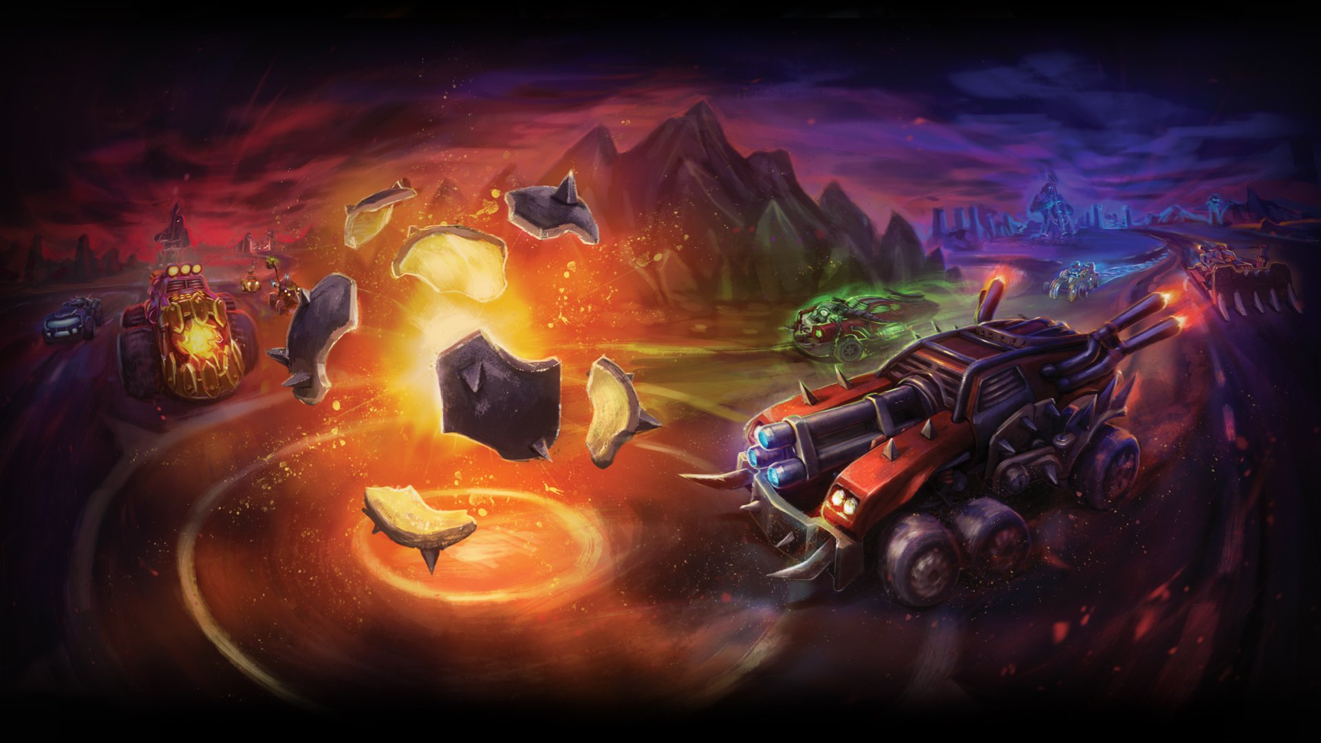 Download Video Game Heavy Metal Machines HD Wallpaper