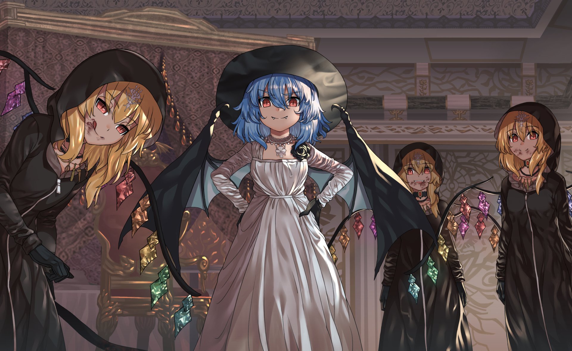 Scarlet Sisters: Touhou × Resident Evil Village — Remilia & Flandre (2K ...