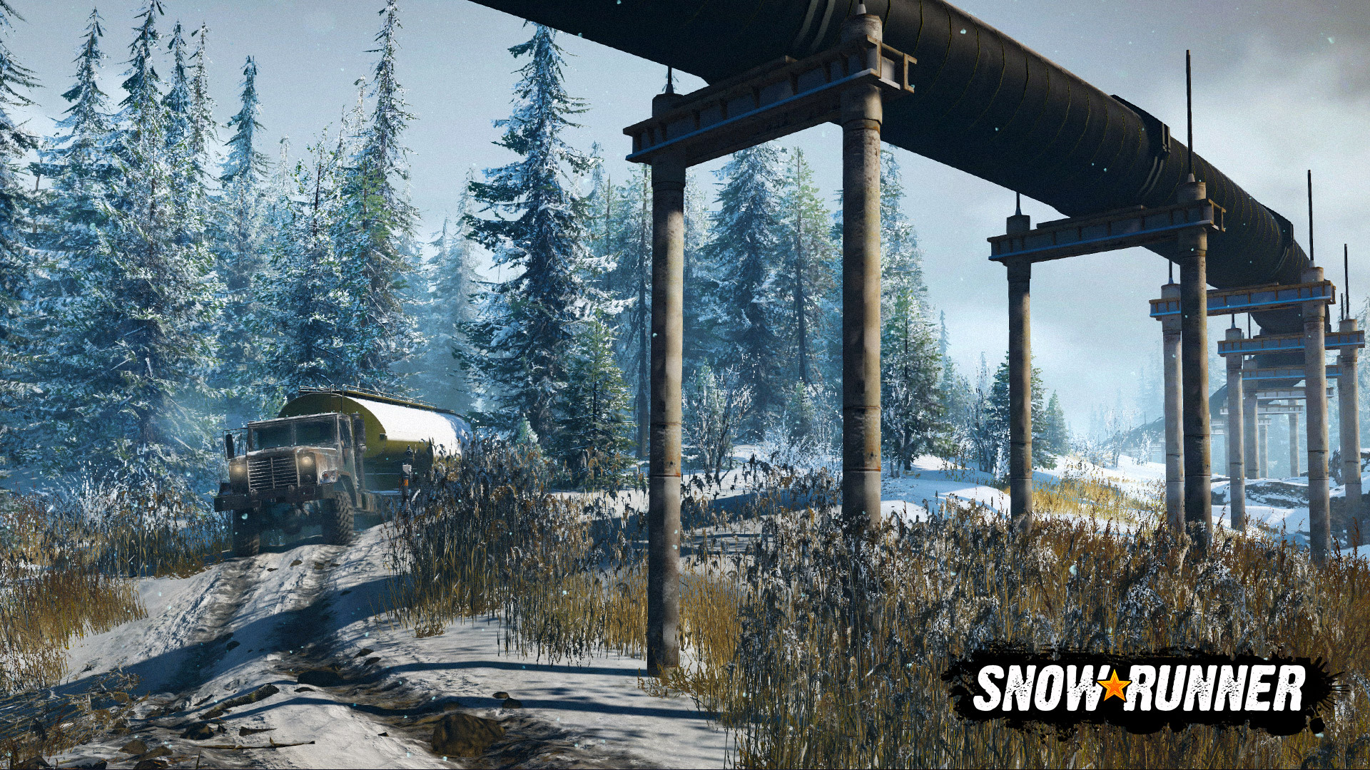 Download Video Game SnowRunner 4k Ultra HD Wallpaper