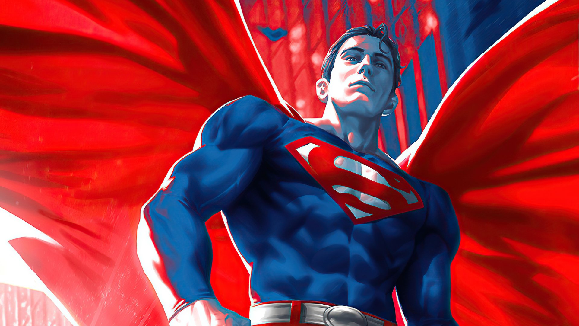 Superman 4K Ultra HD: Iconic DC Comics Hero in Epic Comic Style by DCWJ01