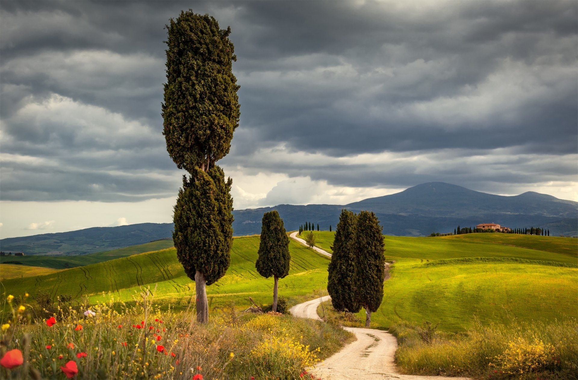 Download Landscape Italy Photography Tuscany HD Wallpaper