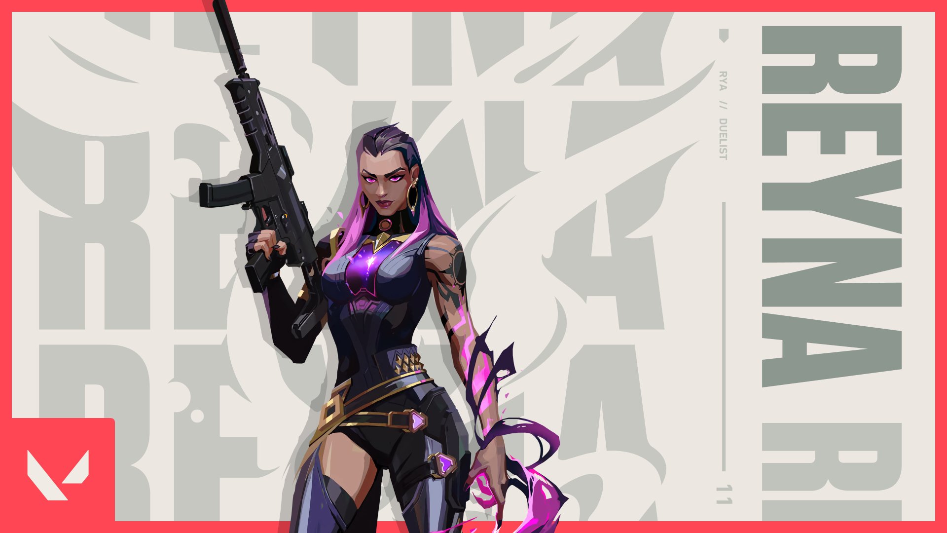 Download Reyna (Valorant) Video Game Valorant 4k Ultra HD Wallpaper