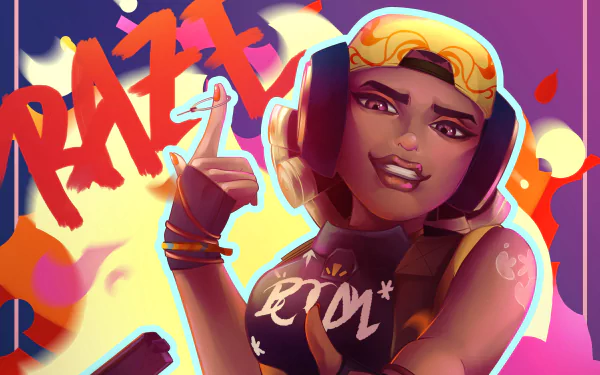 [10+] Raze (Valorant) 4k Wallpapers