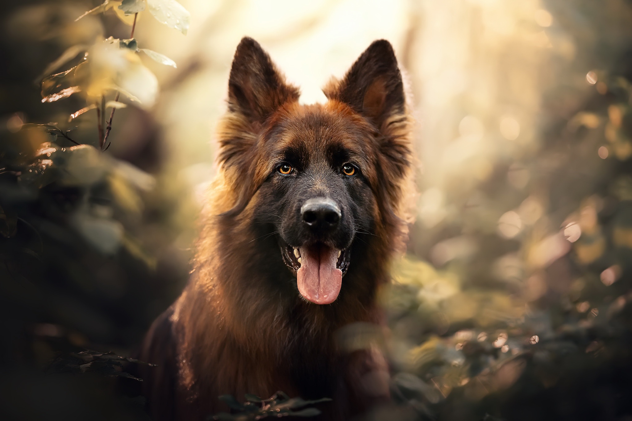 Download Dog Animal German Shepherd HD Wallpaper