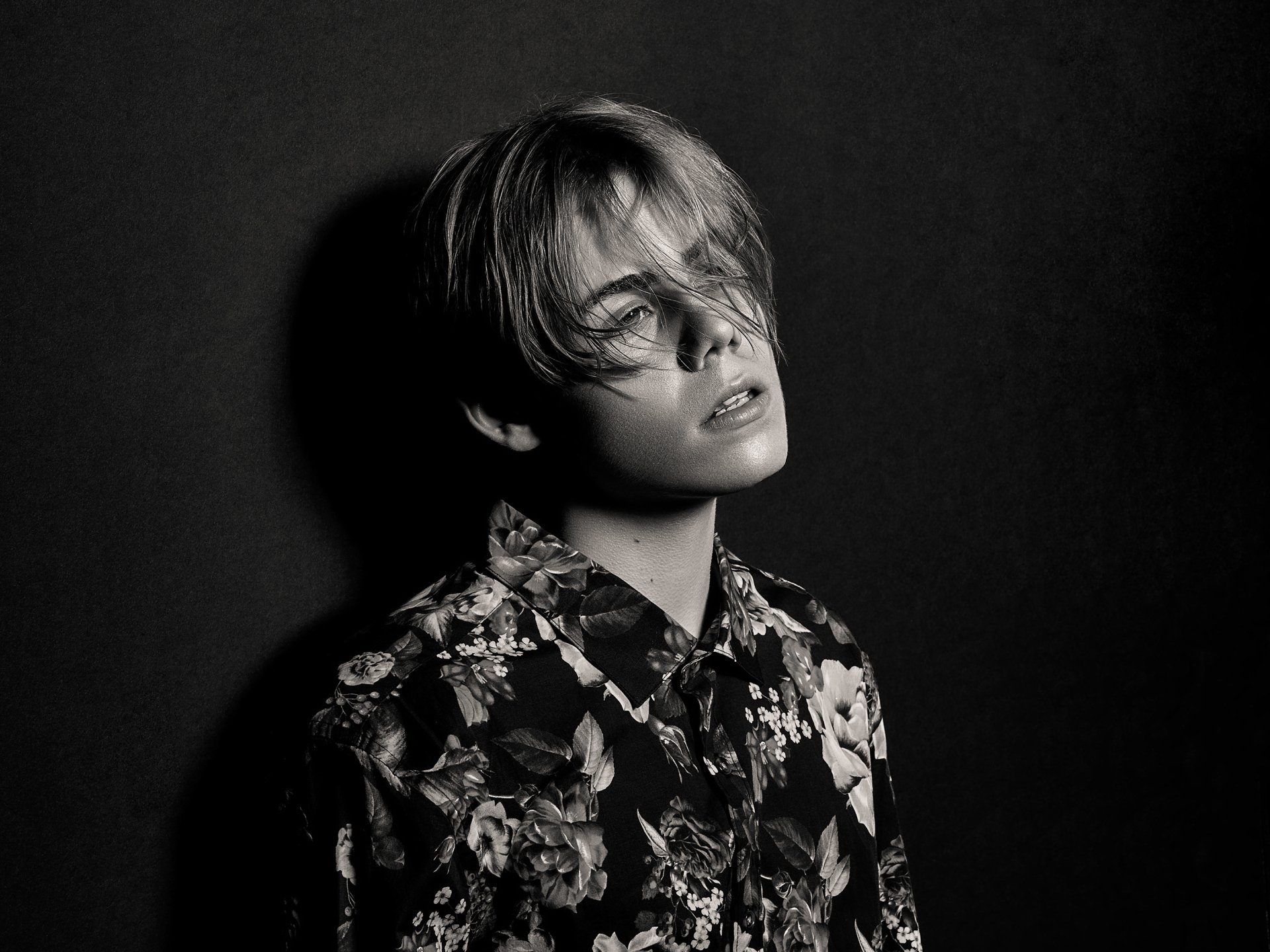 Download Black & White Singer Australian Music The Kid LAROI HD Wallpaper