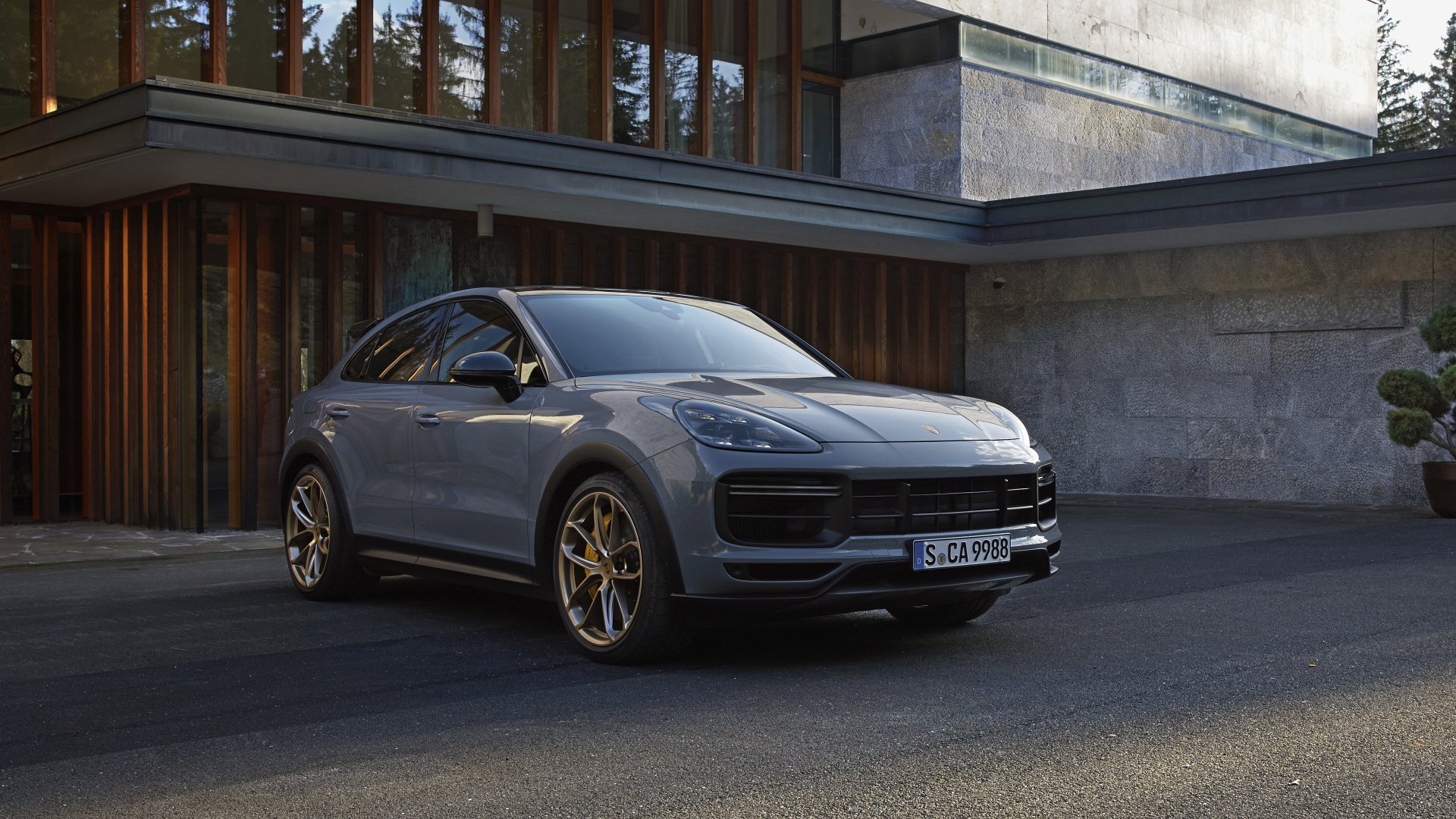Download SUV Porsche Vehicle Porsche Cayenne Turbo 4k Ultra HD Wallpaper