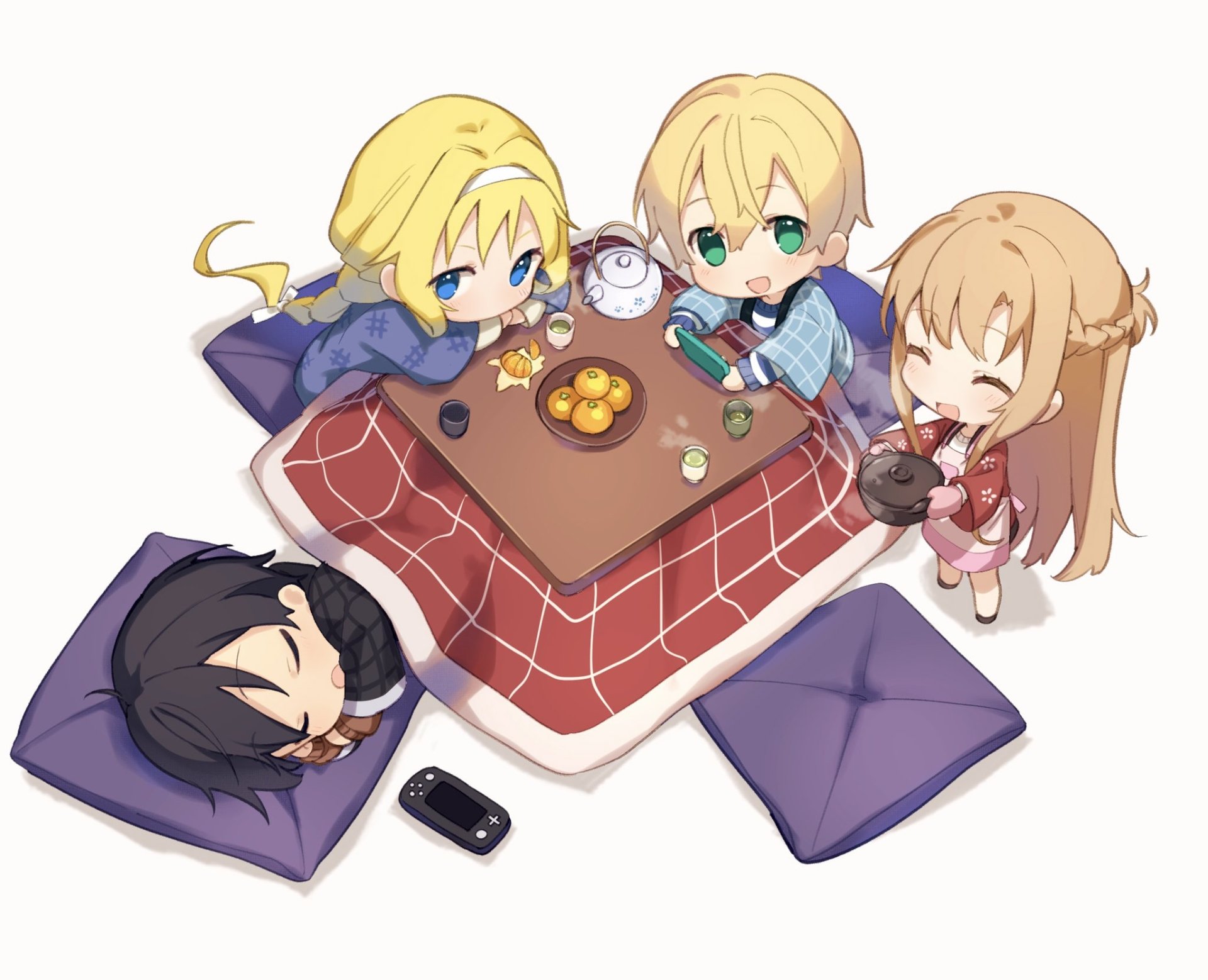 Download Chibi Asuna Yuuki Alice Zuberg Eugeo (Sword Art Online) Kazuto ...