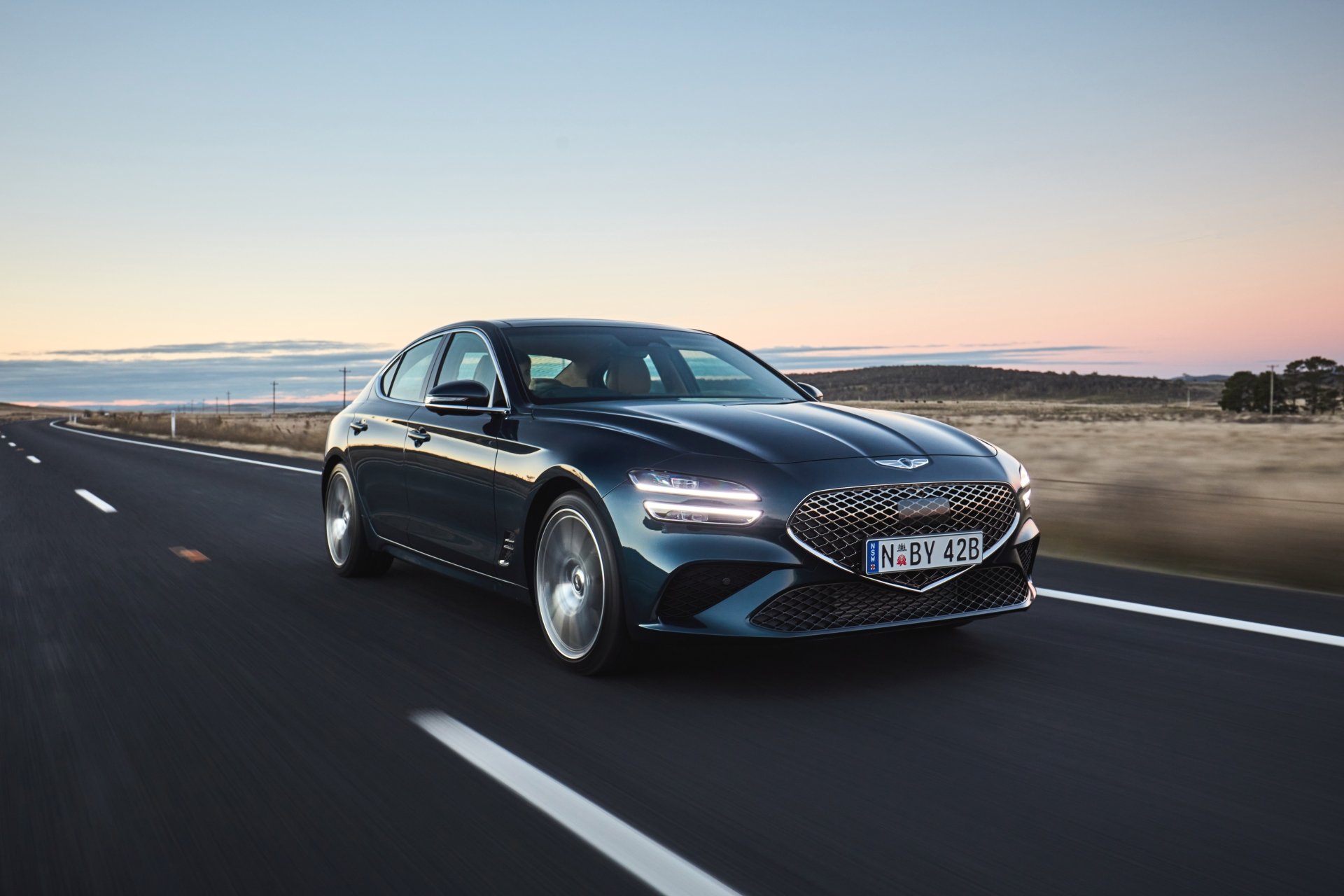 Download Vehicle Genesis G70 4k Ultra HD Wallpaper