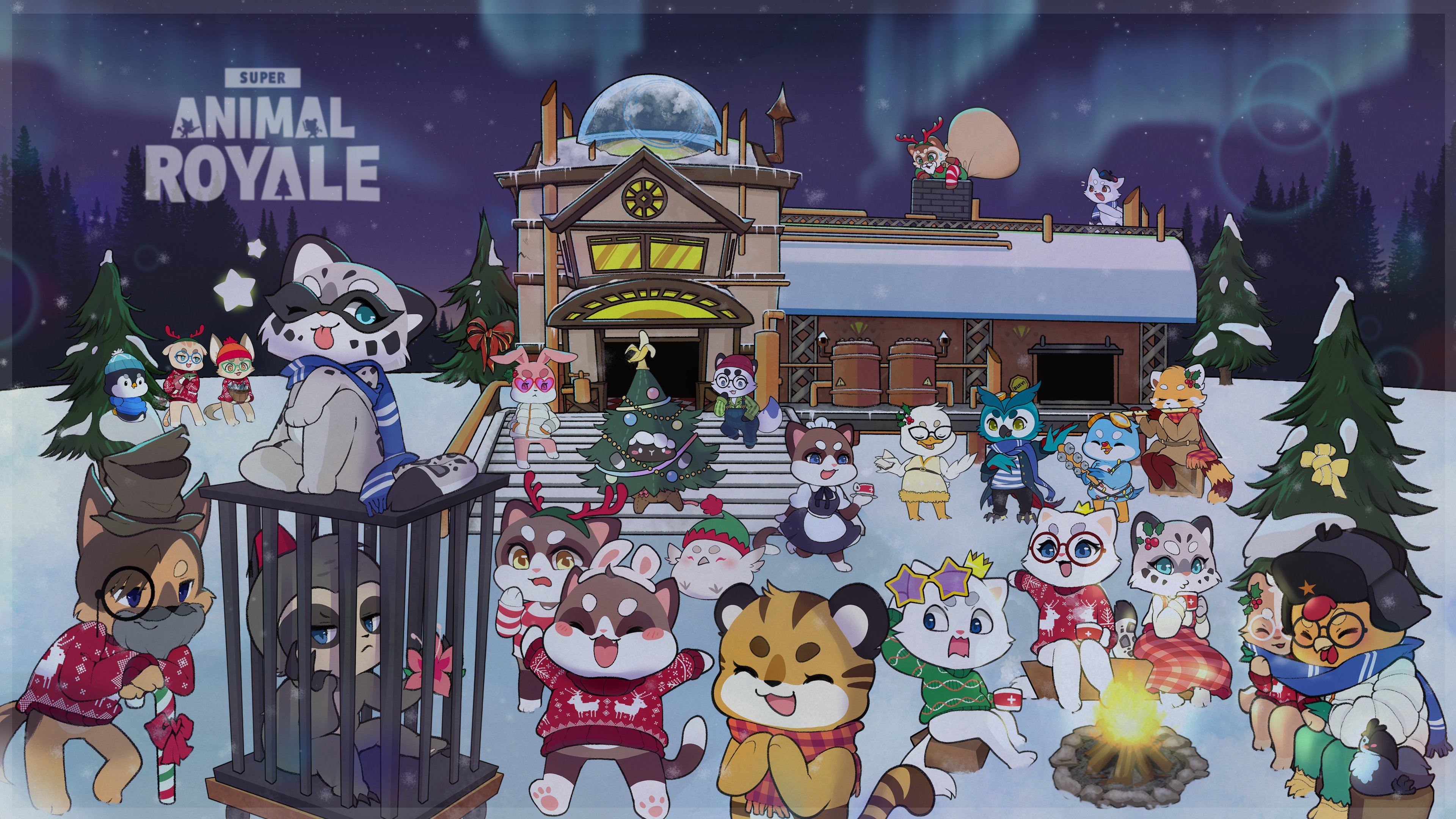 Video Game Super Animal Royale HD Wallpaper