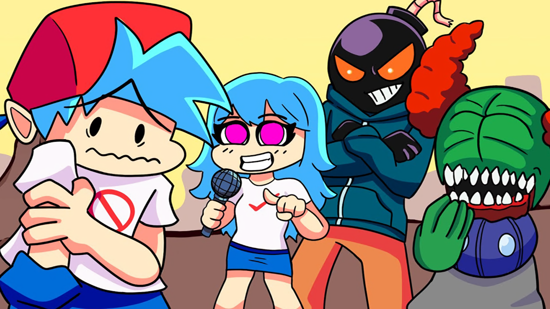 Friday Night Funkin' Papel de Parede HD | Plano de Fundo | 1920x1080