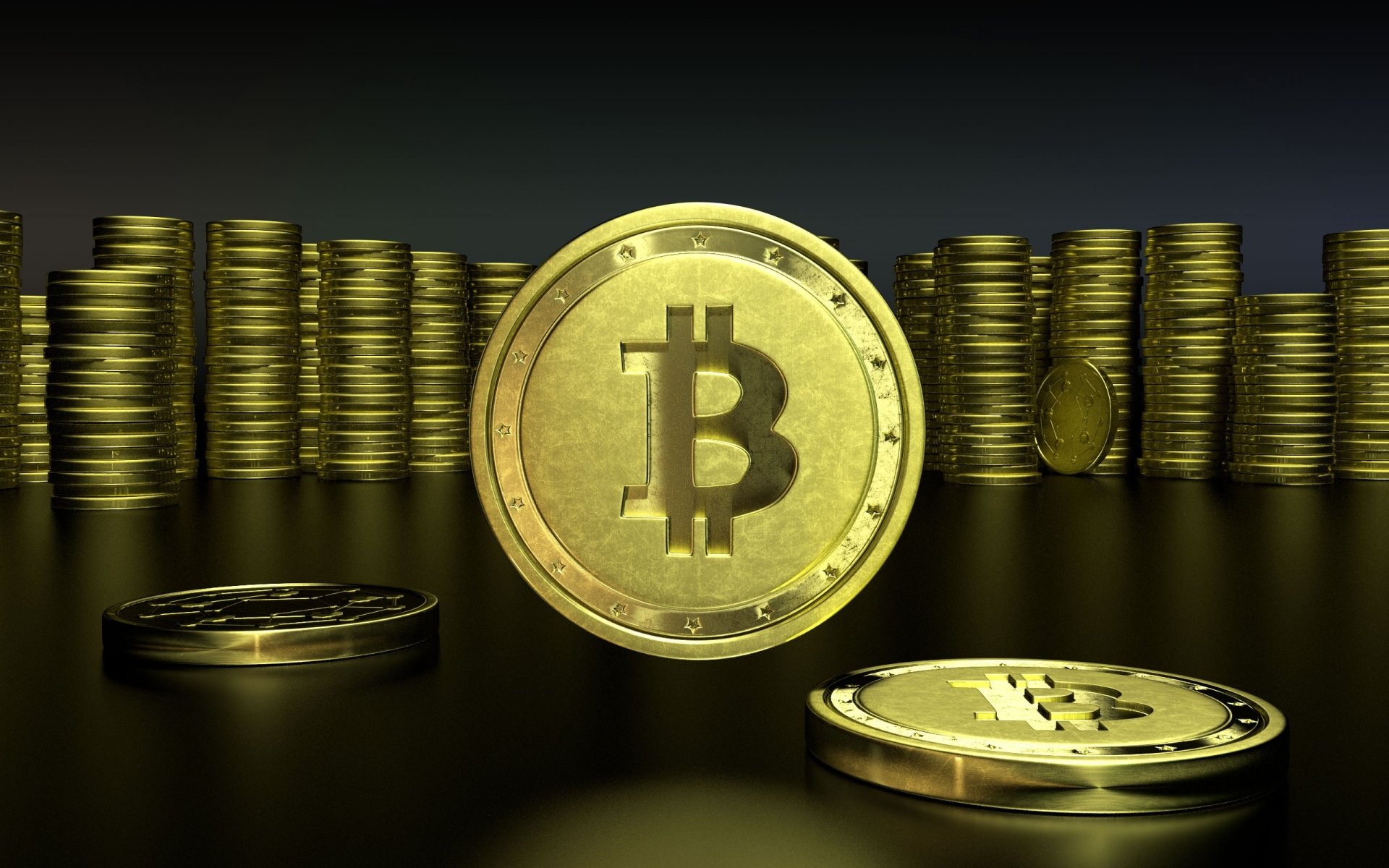 Download Coin Cryptocurrency Technology Bitcoin HD Wallpaper