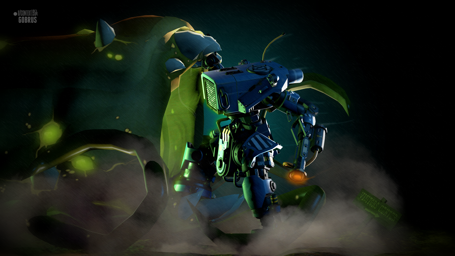 Download Sci Fi Robot 4k Ultra HD Wallpaper by Gobrus