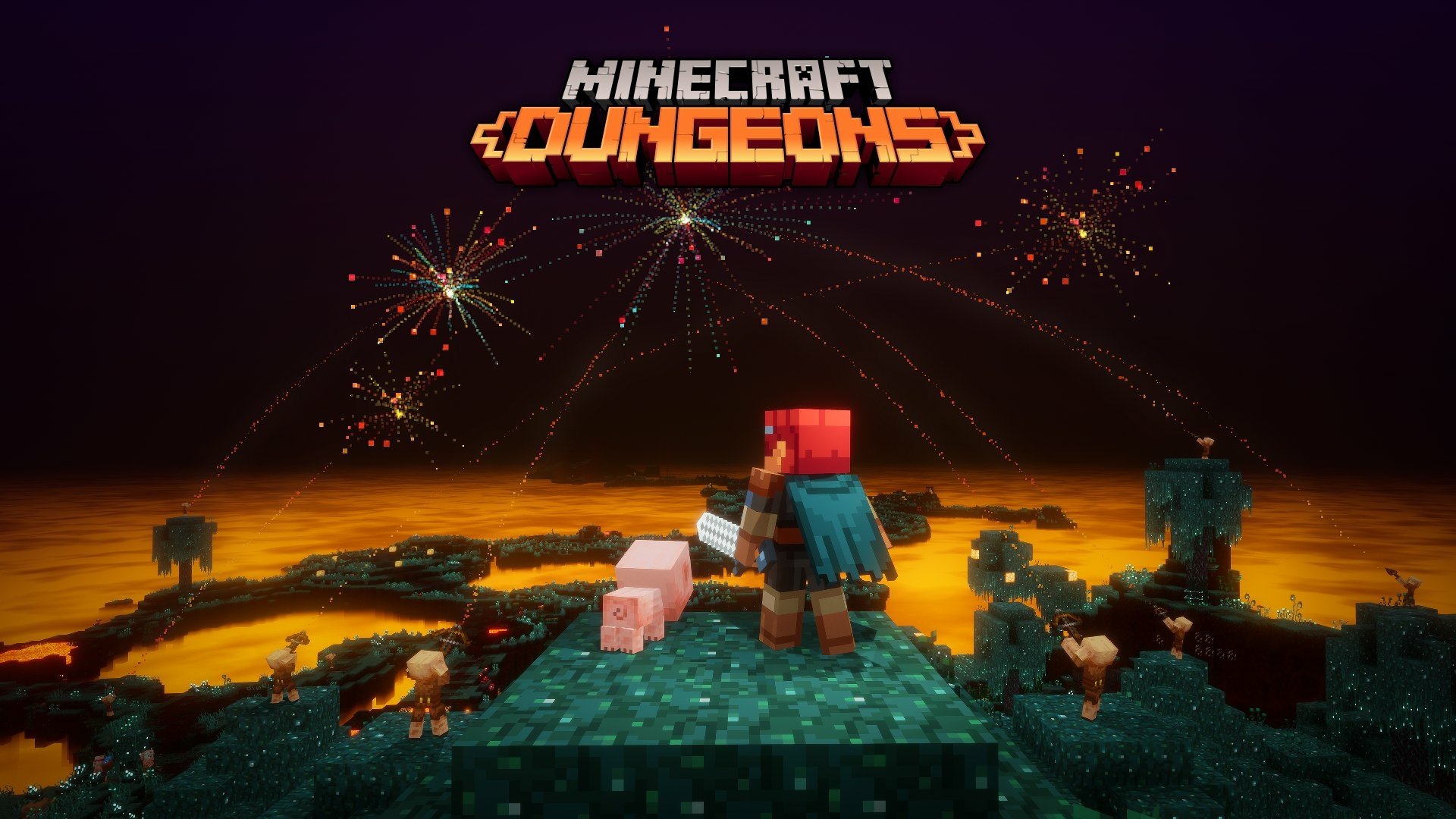 Download Video Game Minecraft: Dungeons HD Wallpaper