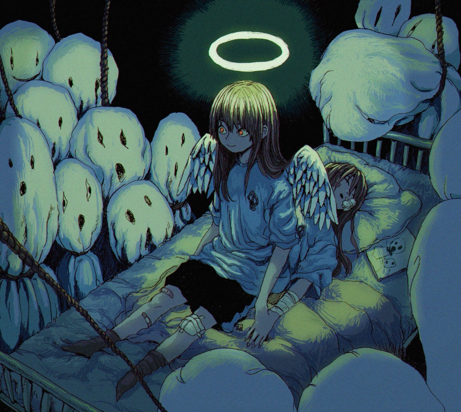 Death’s Angel: Mystical Anime Girl HD Wallpaper | 2655x2371 | Wallpaper ...