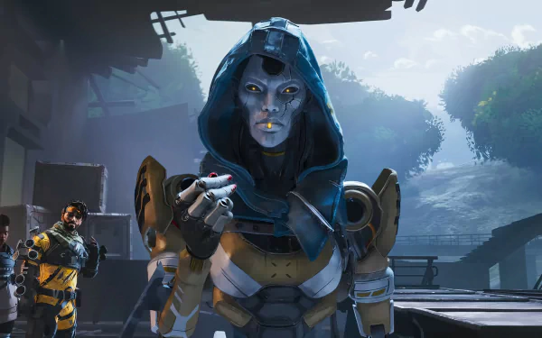 Apex Legends Ash Launch Bundle Chain of Command skin render wallpaper ...