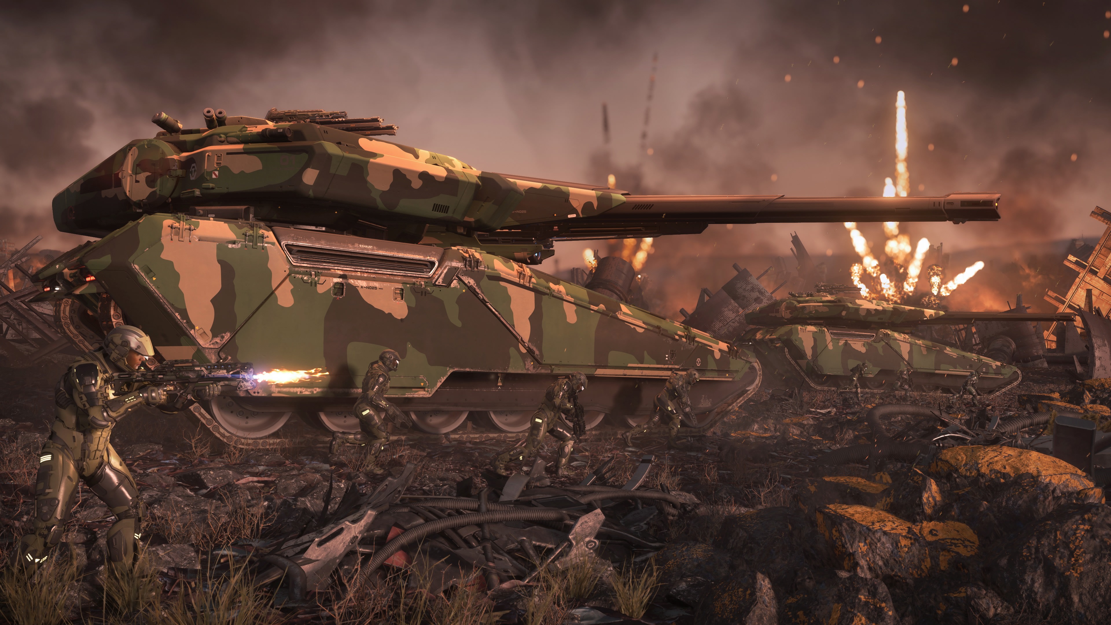 Download Tank Video Game Star Citizen 4k Ultra HD Wallpaper