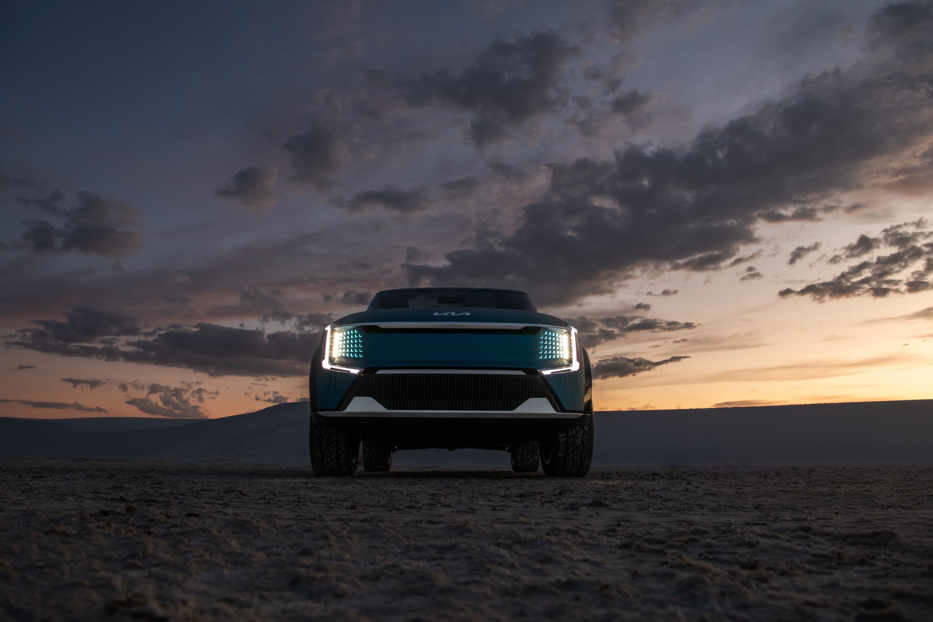 Download SUV Concept Car Vehicle Kia EV9 4k Ultra HD Wallpaper