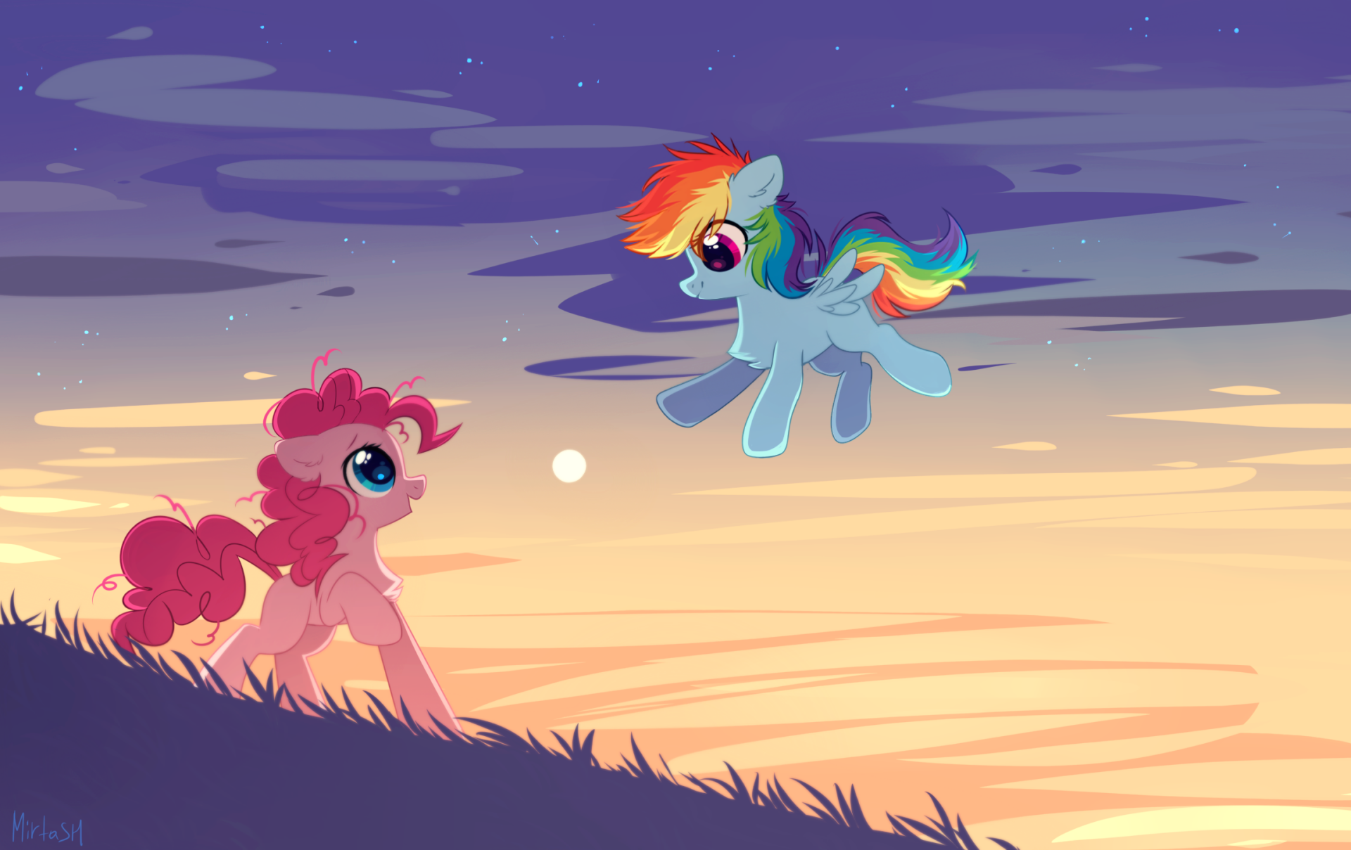 My Little Pony Rainbow Dash And Pinkie Pie Mlp Rainbow Dash And Pinkie