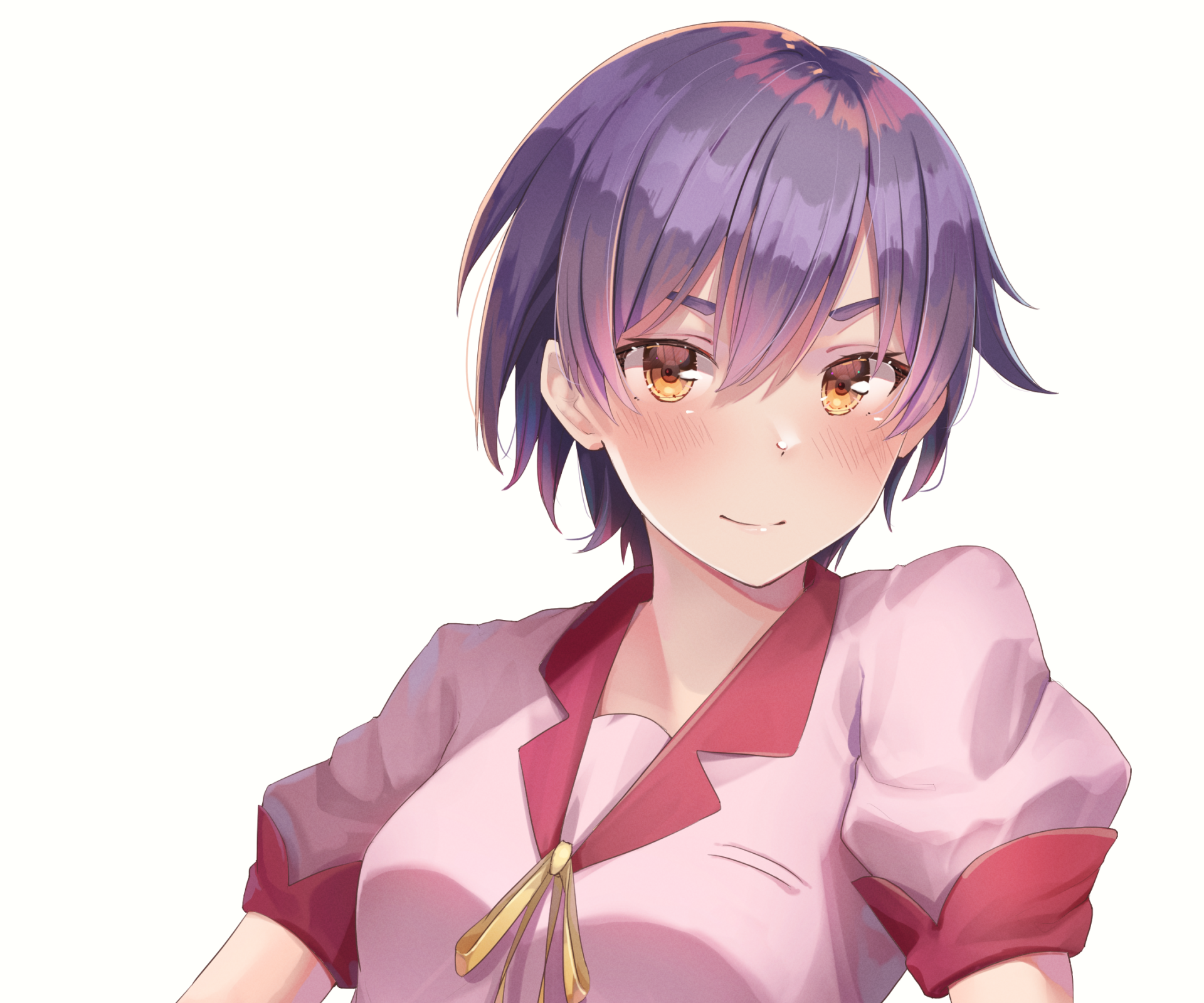 Download Suruga Kanbaru Anime Monogatari (Series) HD Wallpaper by 夕涙ウユ
