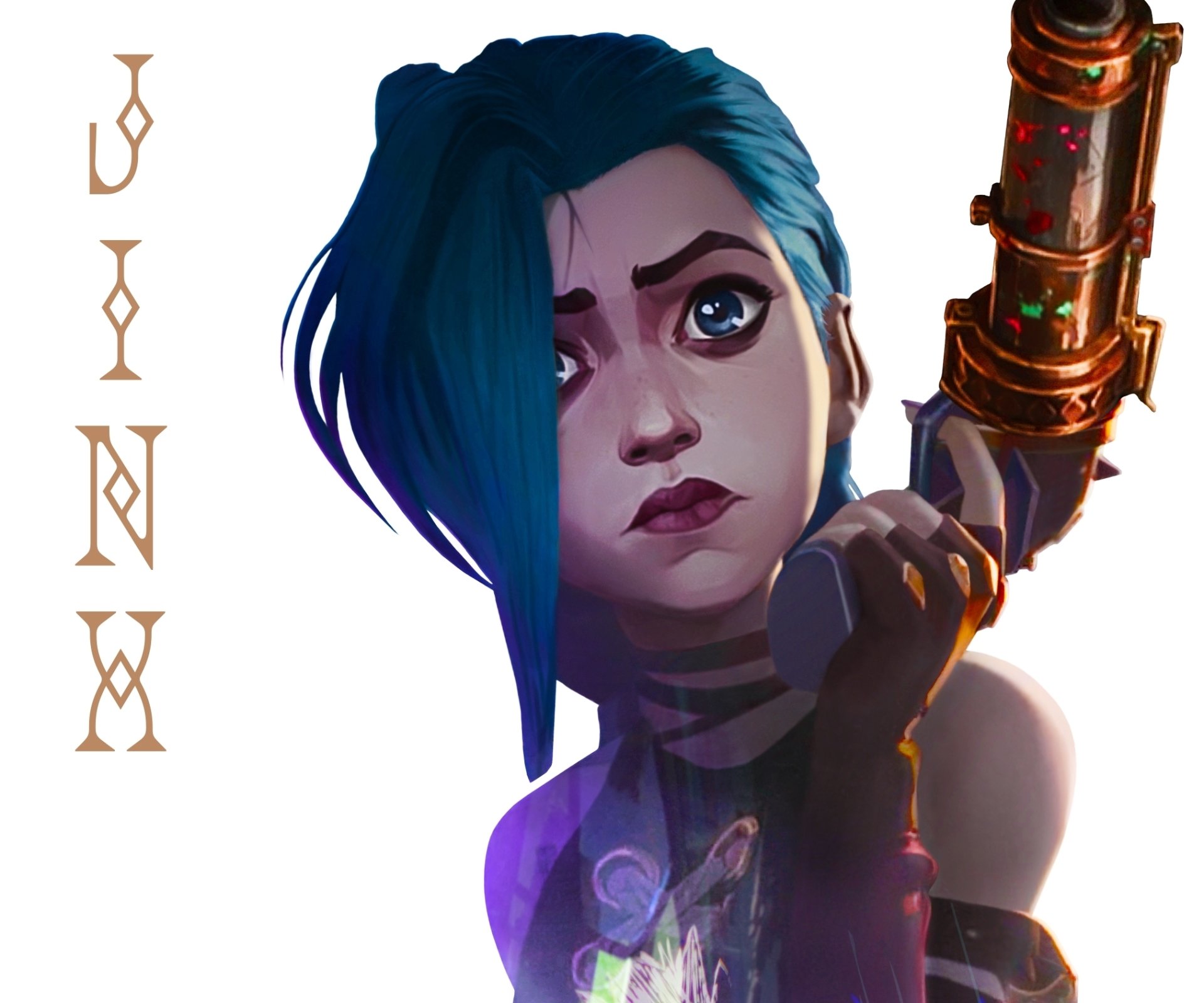 Jinx from Arcane | Stunning HD League of Legends TV Show Wallpaper