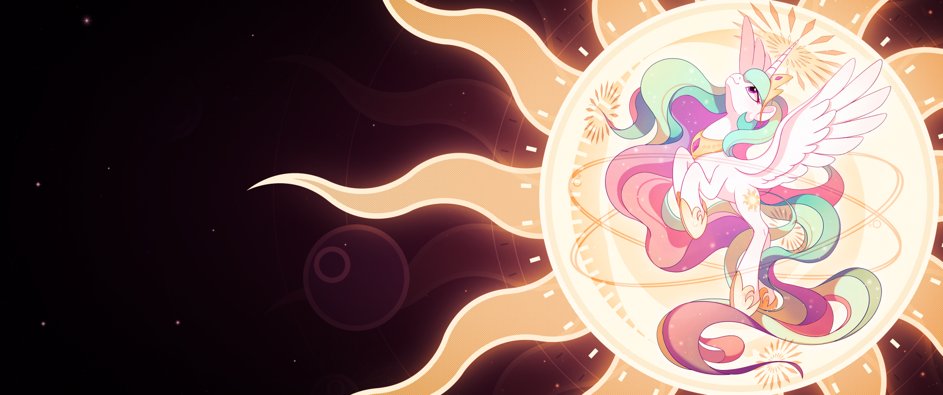 Princess Celestia Radiance - My Little Pony 4K Ultra HD Wallpaper by skrayp