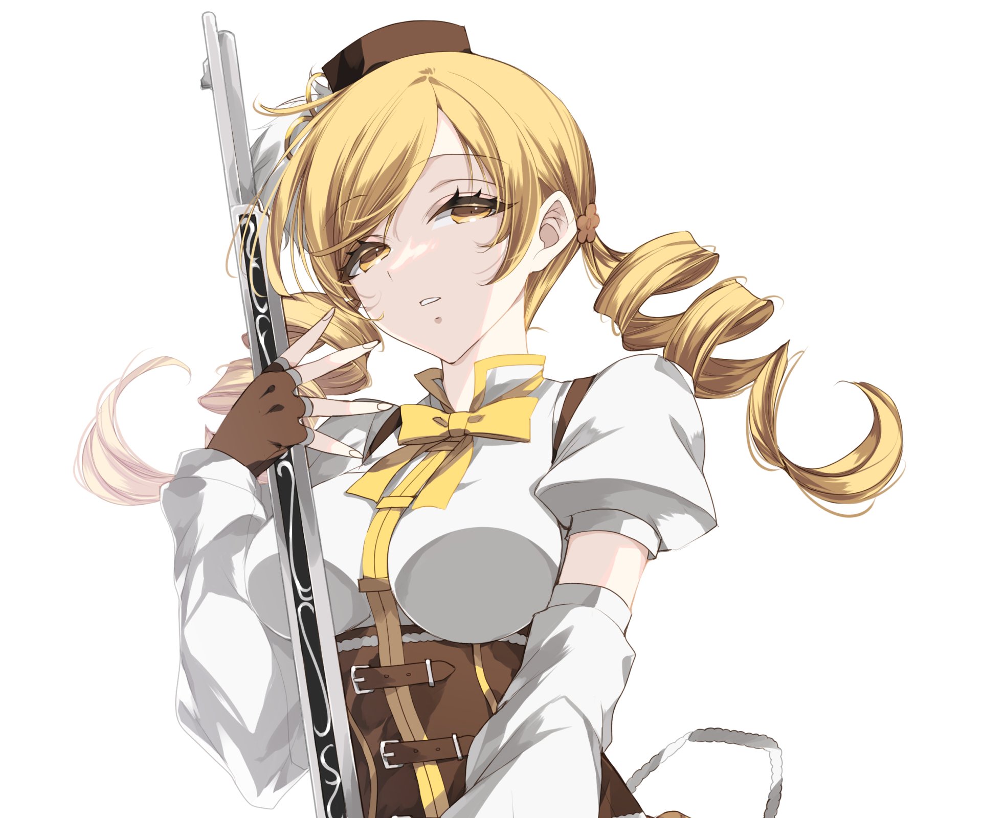 Download Mami Tomoe Anime Puella Magi Madoka Magica HD Wallpaper