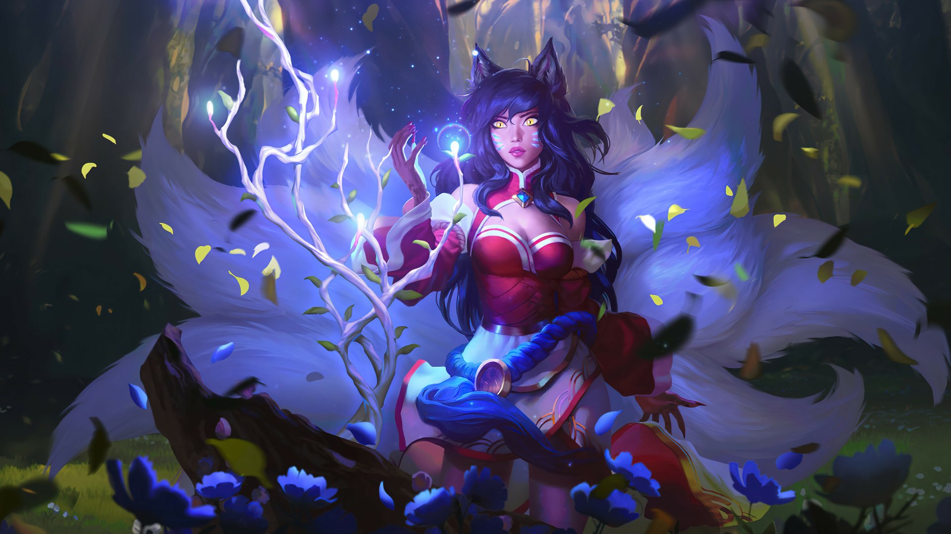 Download Ahri (League Of Legends) Video Game League Of Legends 4k Ultra HD Wallpaper