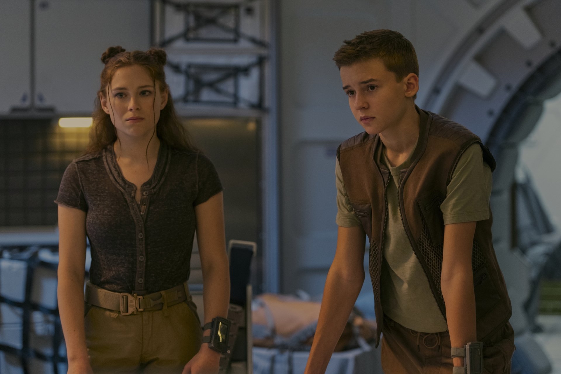 Download Penny Robinson Mina Sundwall Maxwell Jenkins Will Robinson TV ...