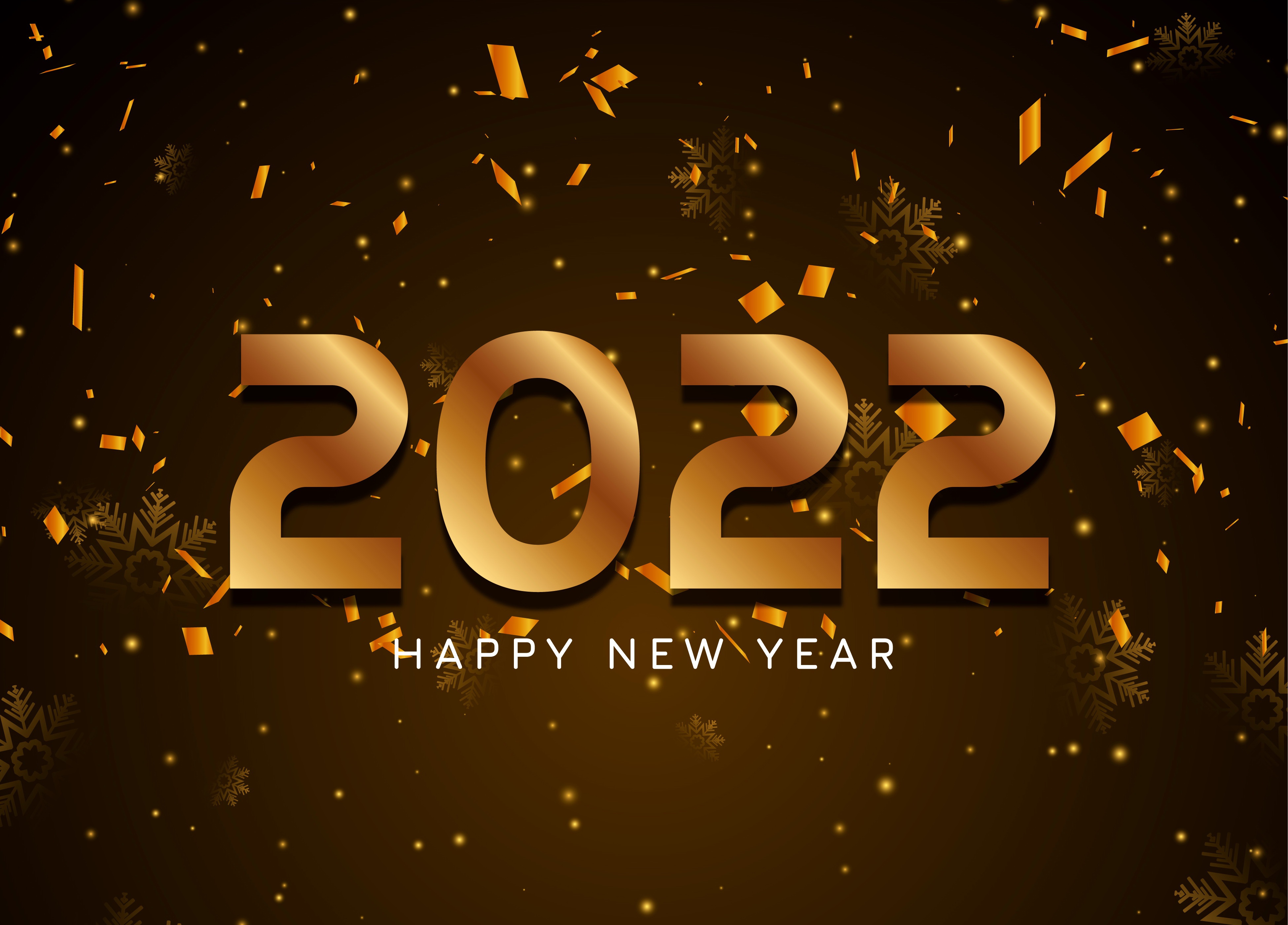 Download Happy New Year Holiday New Year 2022 4k Ultra HD Wallpaper