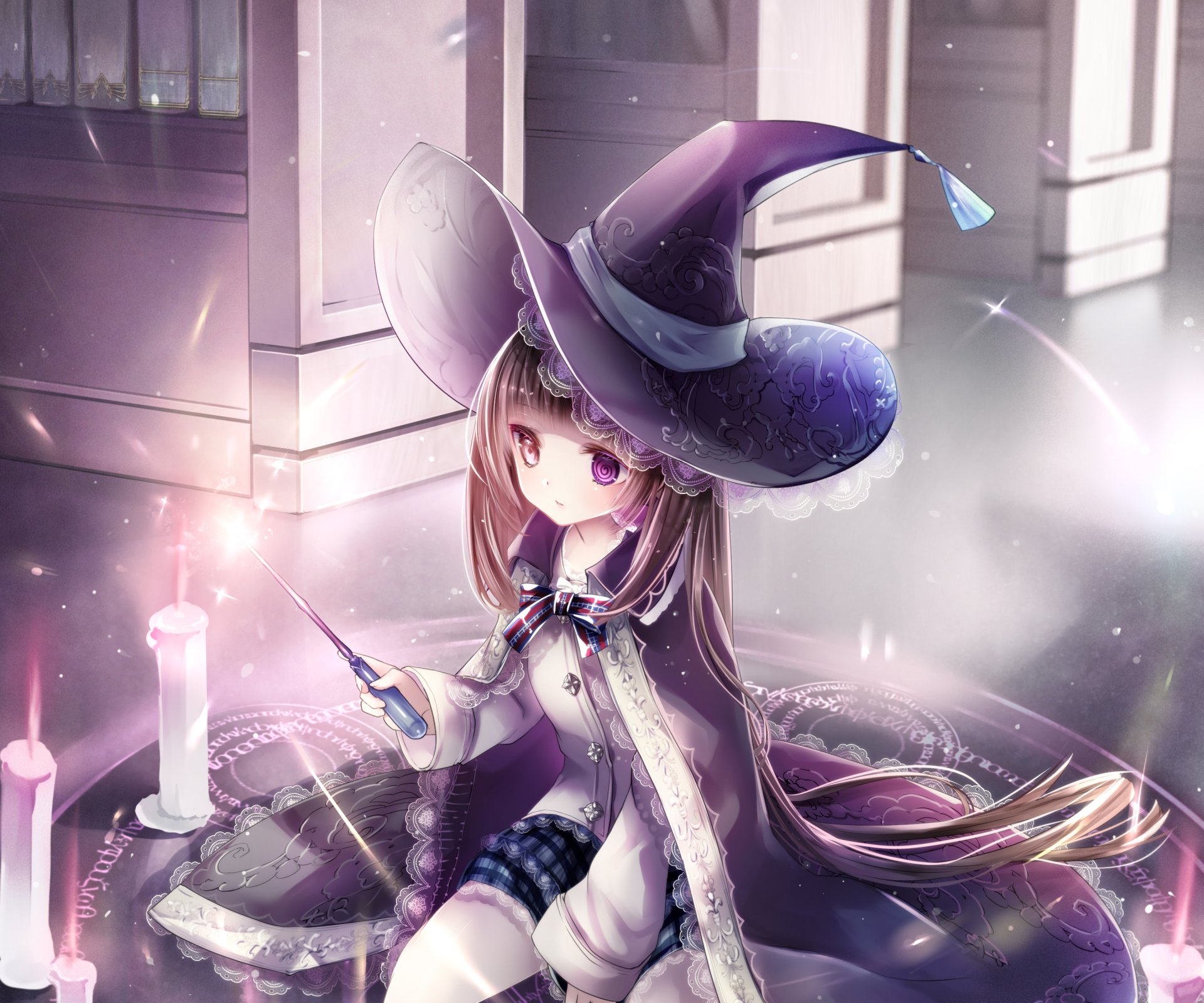 Download Witch Anime Girl Anime Girl HD Wallpaper