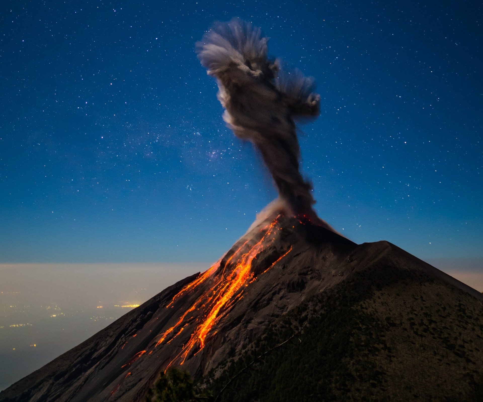 Download Nature Volcano HD Wallpaper