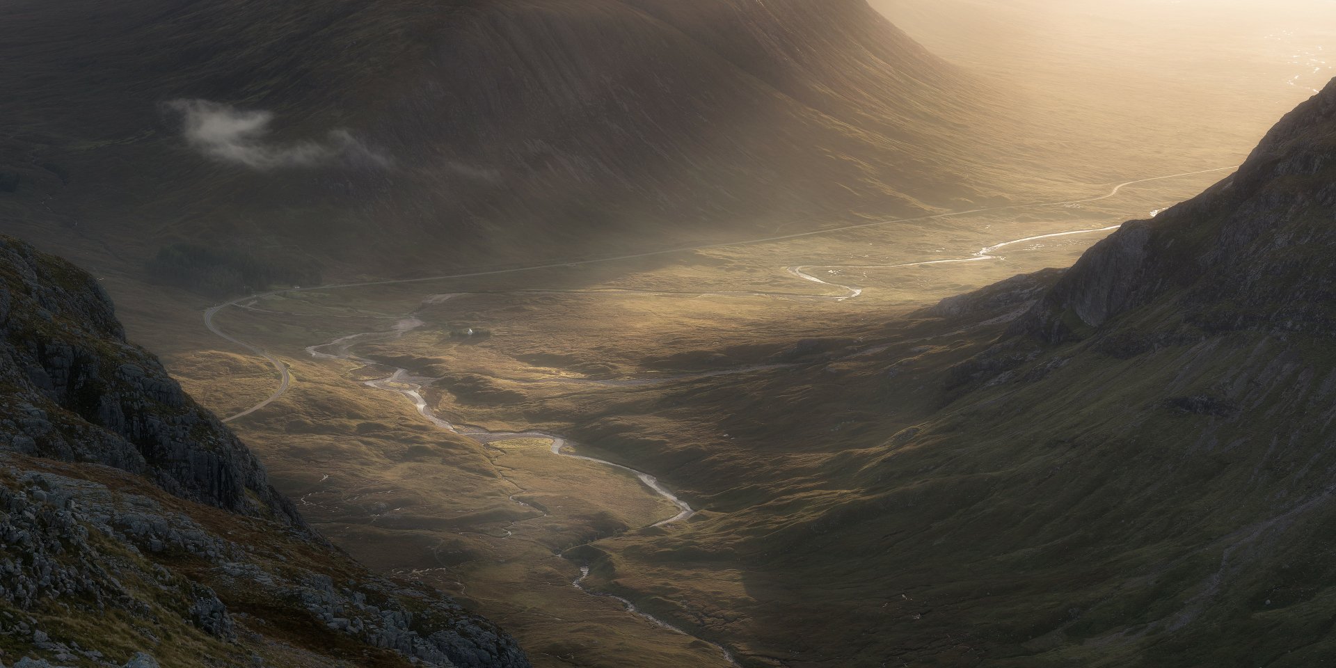 Majestic Valley: Stunning Nature HD Wallpaper by John McSporran