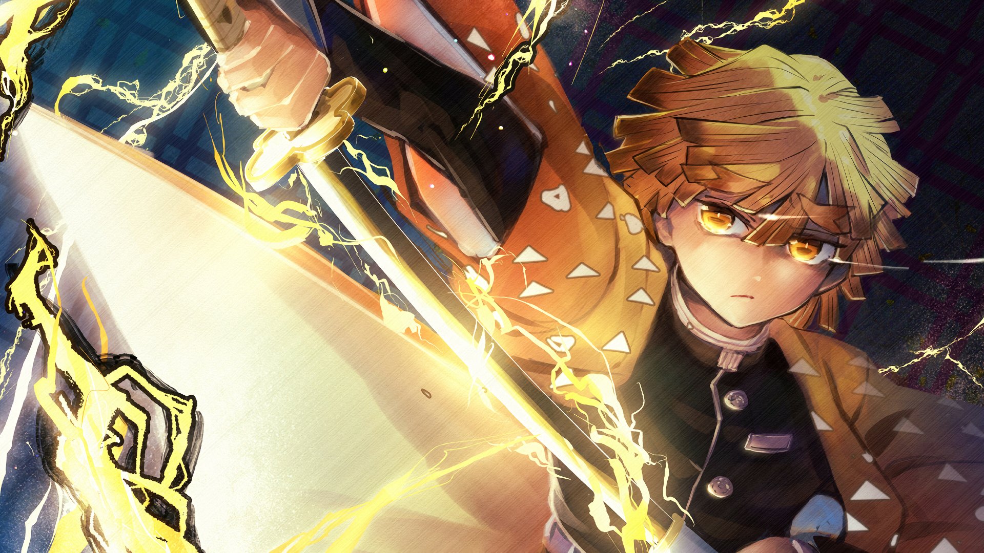 Download Zenitsu Agatsuma Anime Demon Slayer: Kimetsu No Yaiba 4k Ultra ...