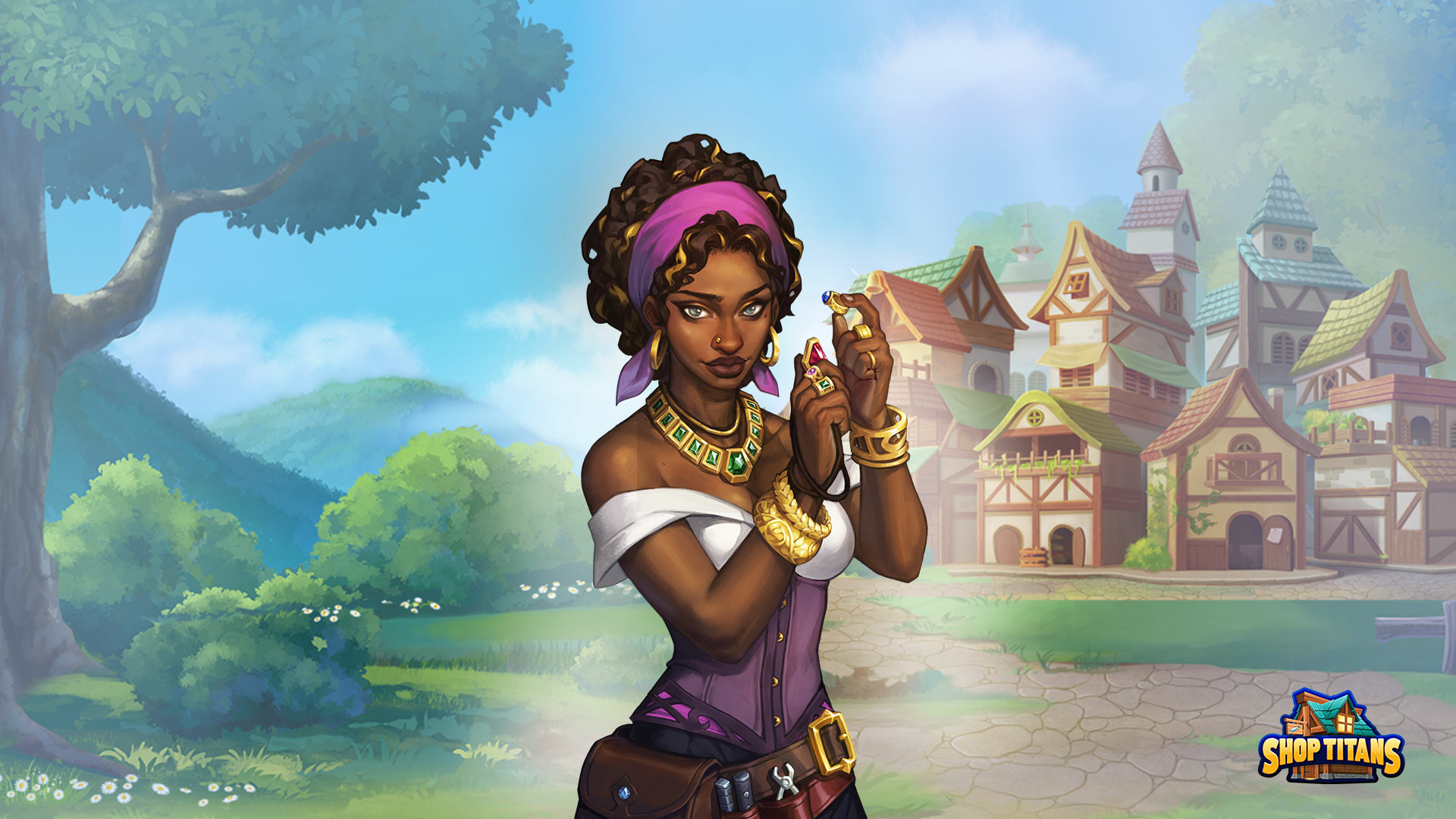 Download Video Game Shop Titans HD Wallpaper