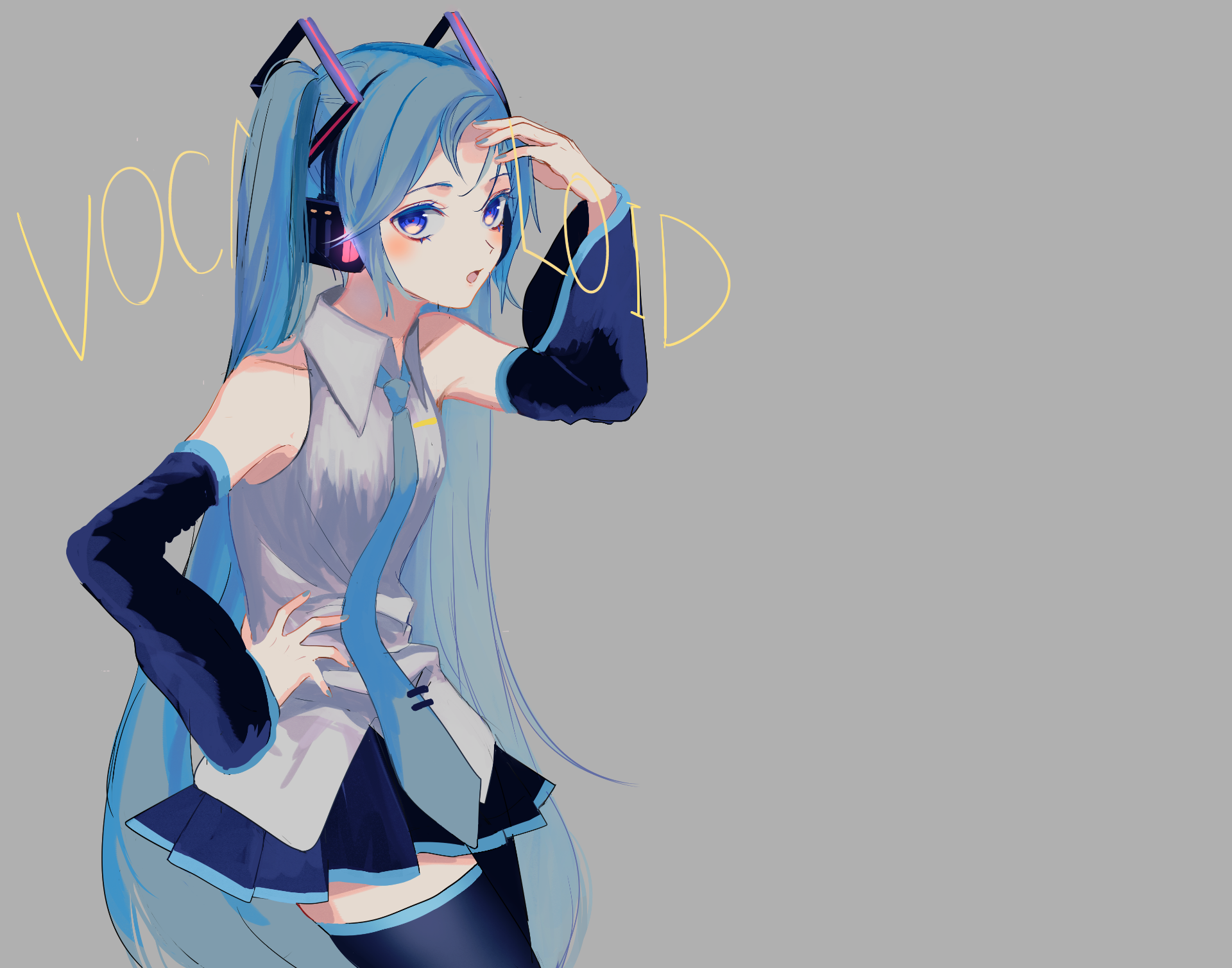 Download Hatsune Miku Anime Vocaloid HD Wallpaper by p2