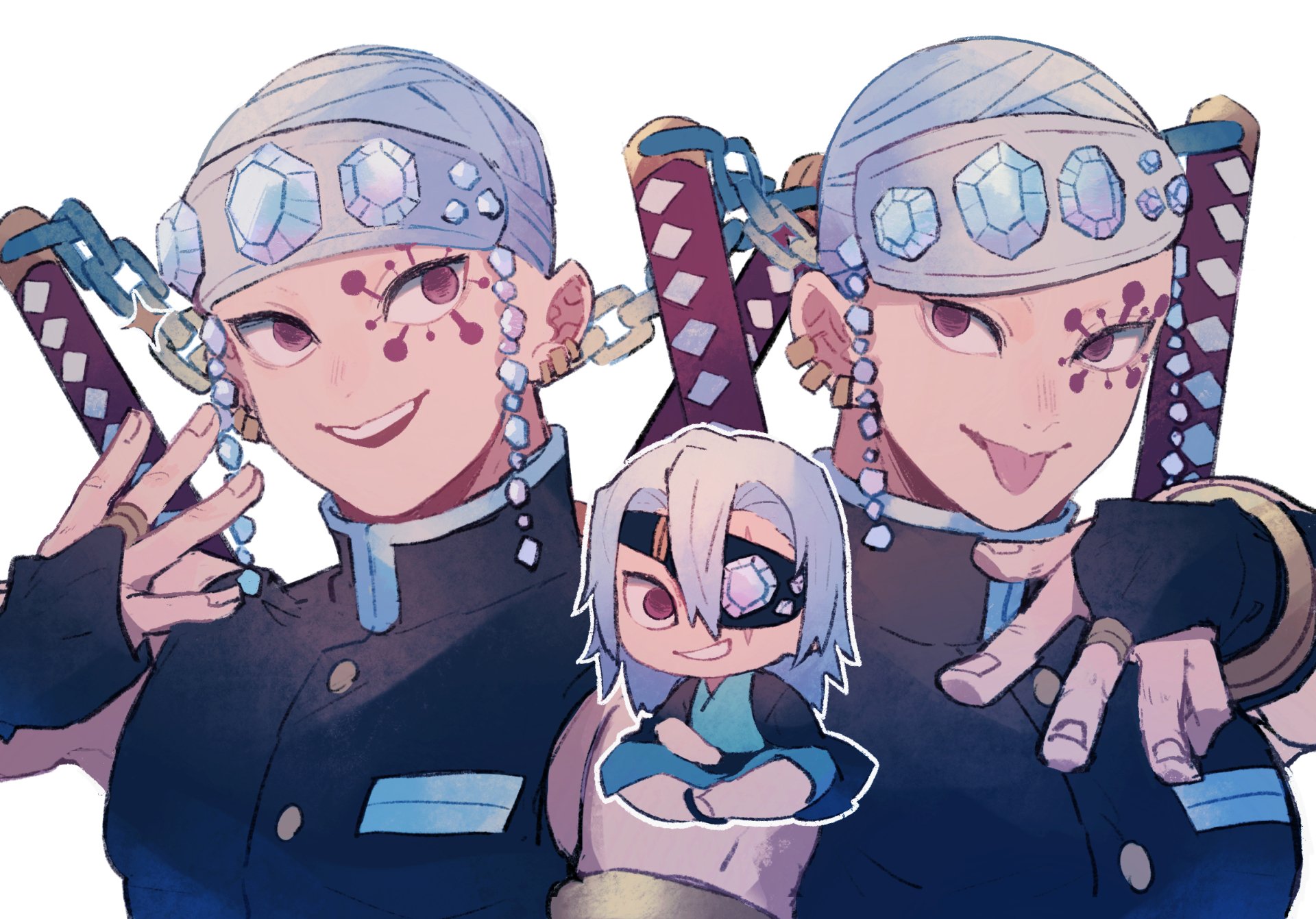 Tengen Uzui HD Wallpaper – Vibrant Demon Slayer: Kimetsu no Yaiba Art