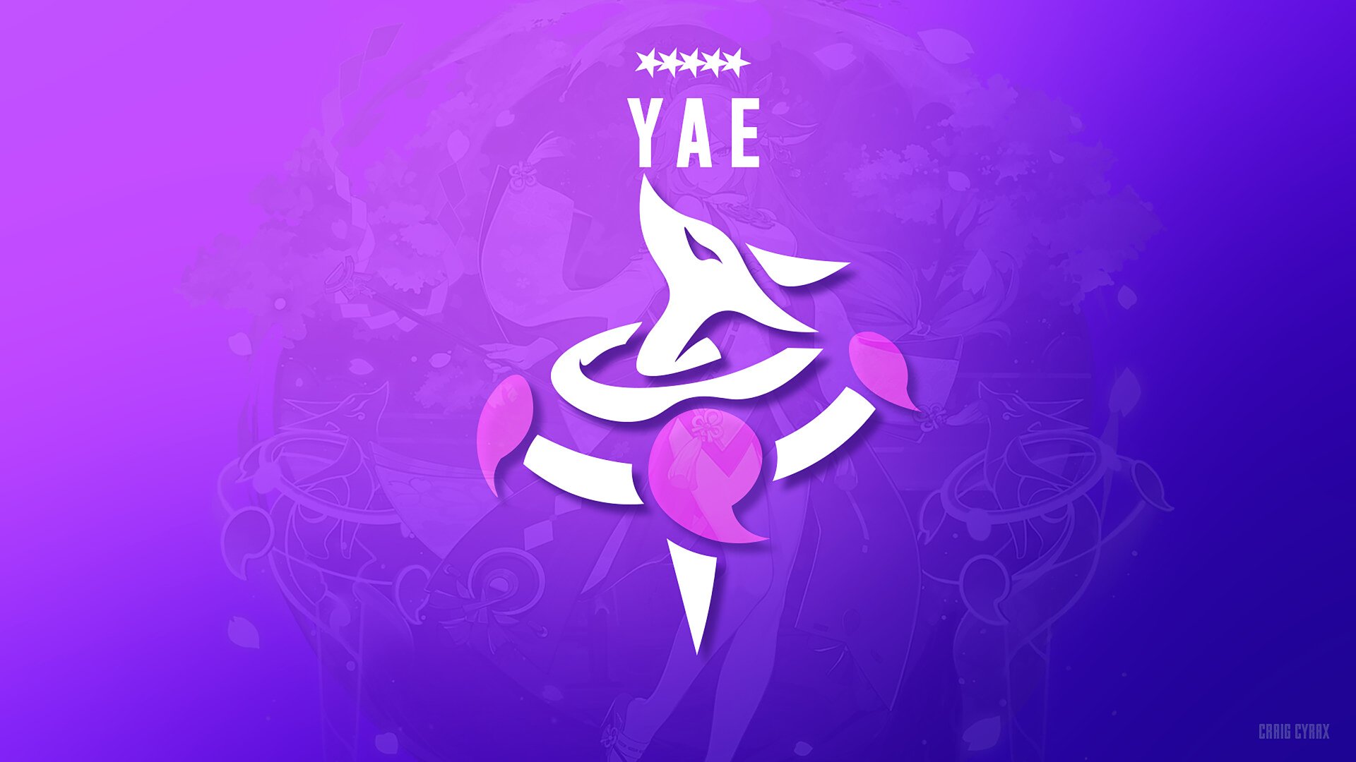 Yae Miko Guuji (Genshin Impact) by Cyrax