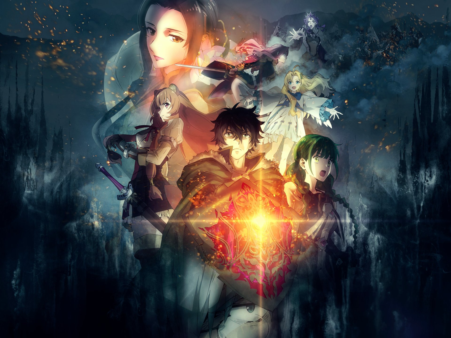 The Rising of the Shield Hero HD Wallpaper – Naofumi, Raphtalia & Filo ...