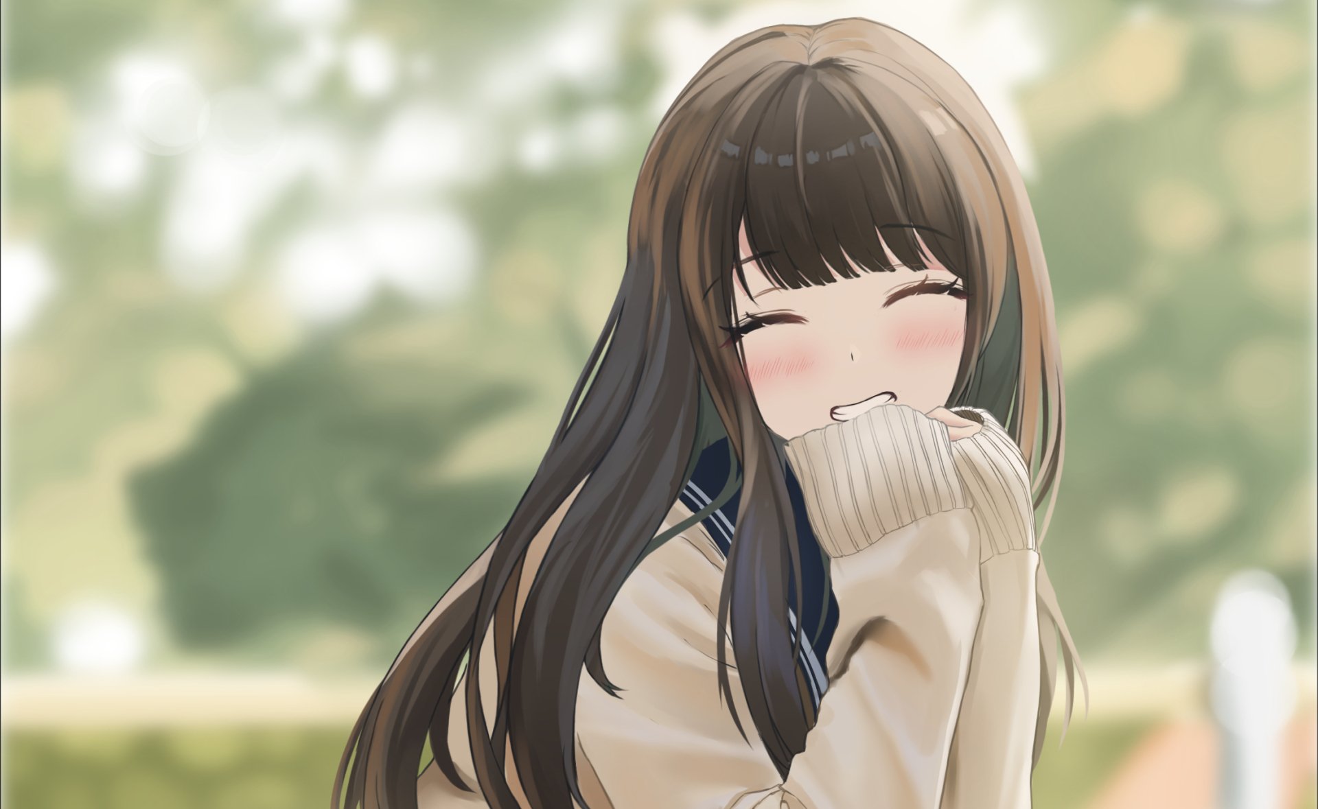 Download Anime Girl Anime Girl HD Wallpaper | 2222x1365 | Wallpaper Abyss