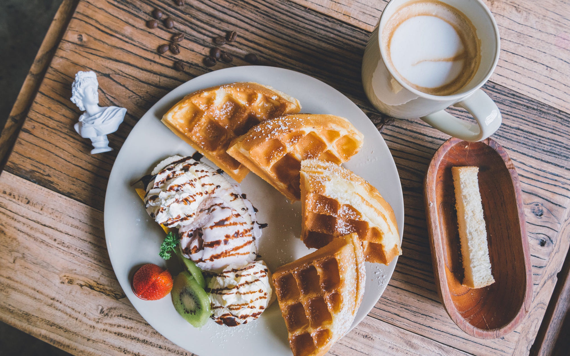 Download Food Waffle HD Wallpaper
