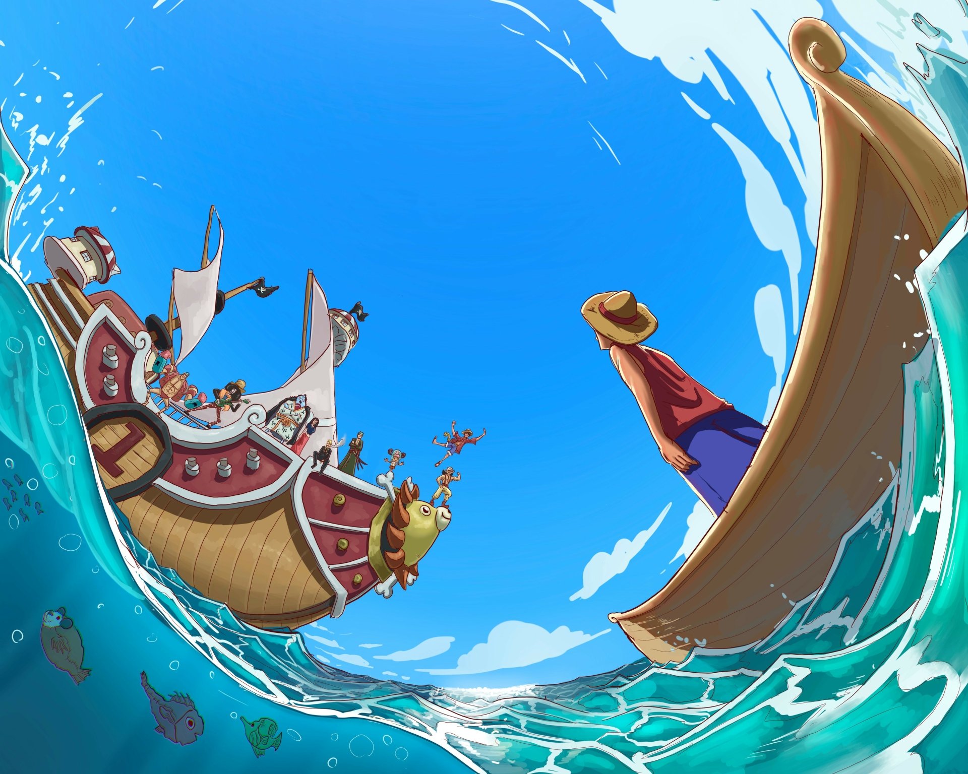 Monkey D. Luffy’s Epic Voyage – One Piece 4K Ultra HD Anime Wallpaper