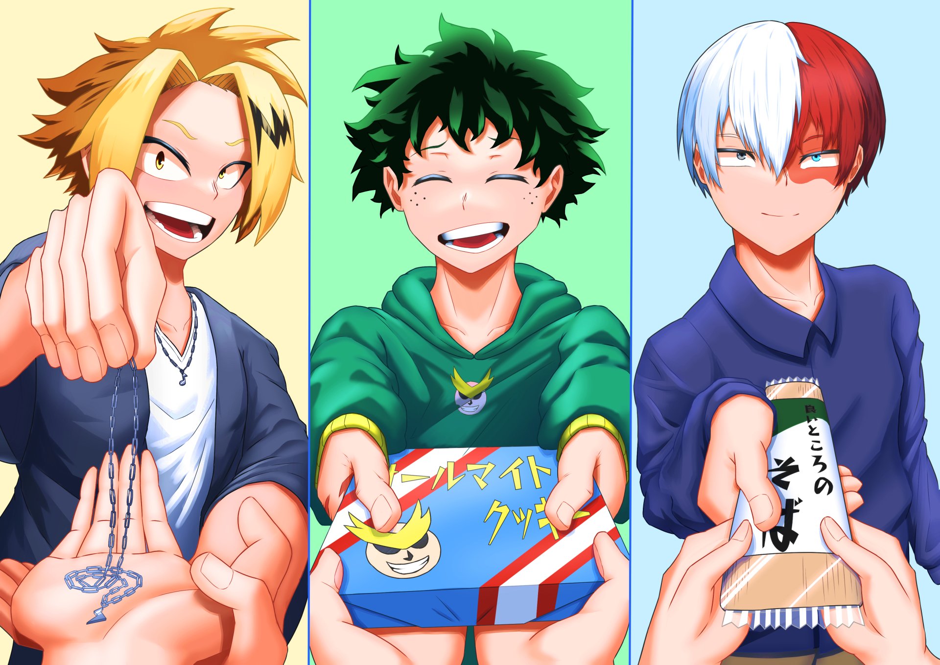 Download Shoto Todoroki Izuku Midoriya Anime My Hero Academia 4k Ultra ...