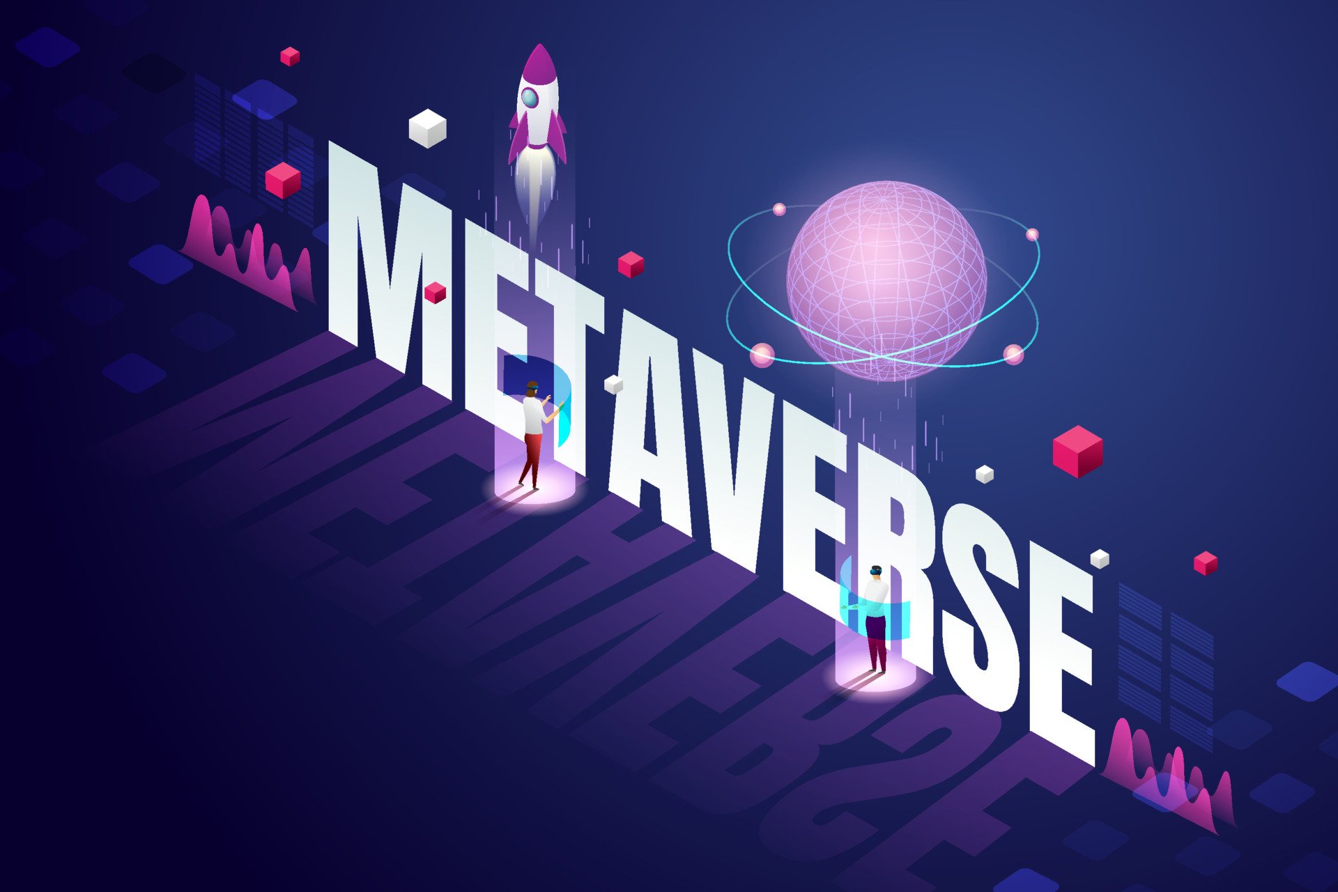 Download Technology Metaverse HD Wallpaper