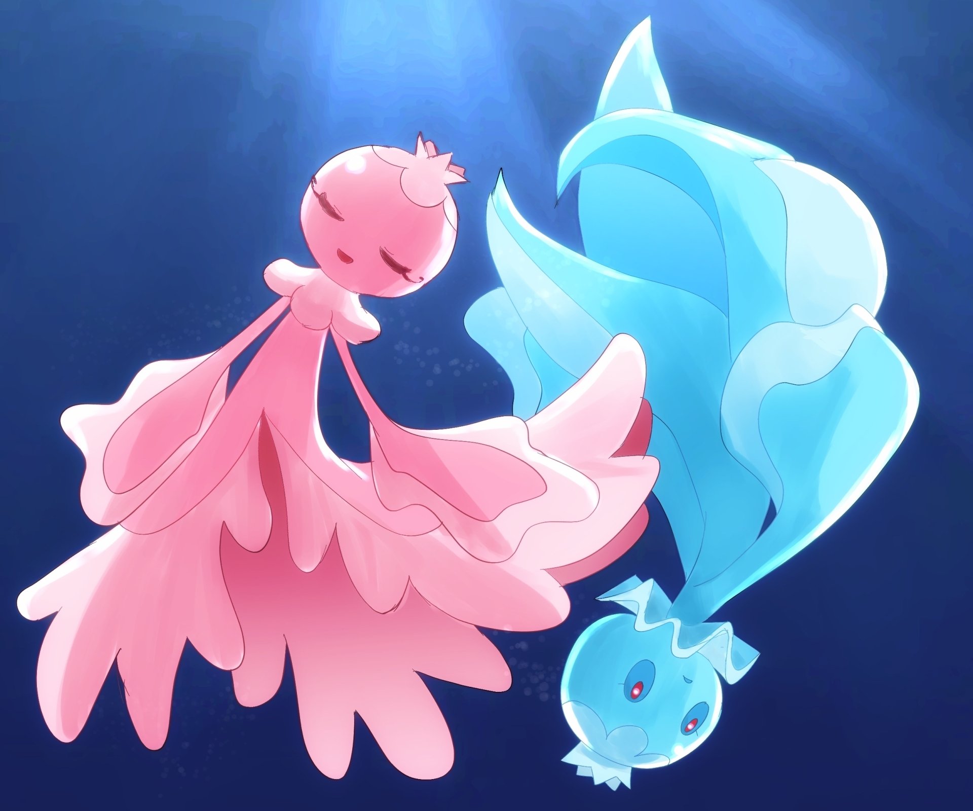 Download Frillish (Pokémon) Video Game Pokemon HD Wallpaper by きり