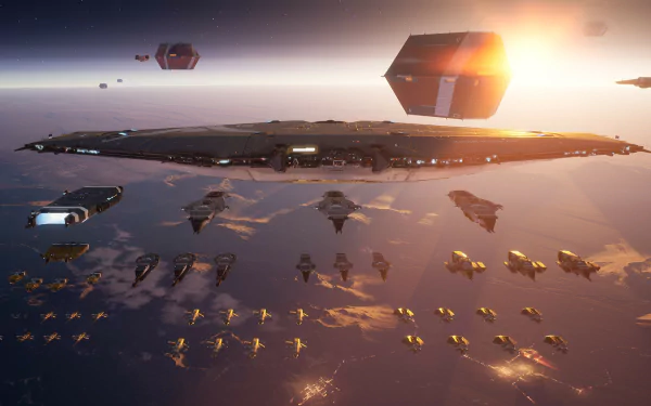 Homeworld 3 HD Wallpaper: Epic Space Warfare in Stunning Detail by Paul ...