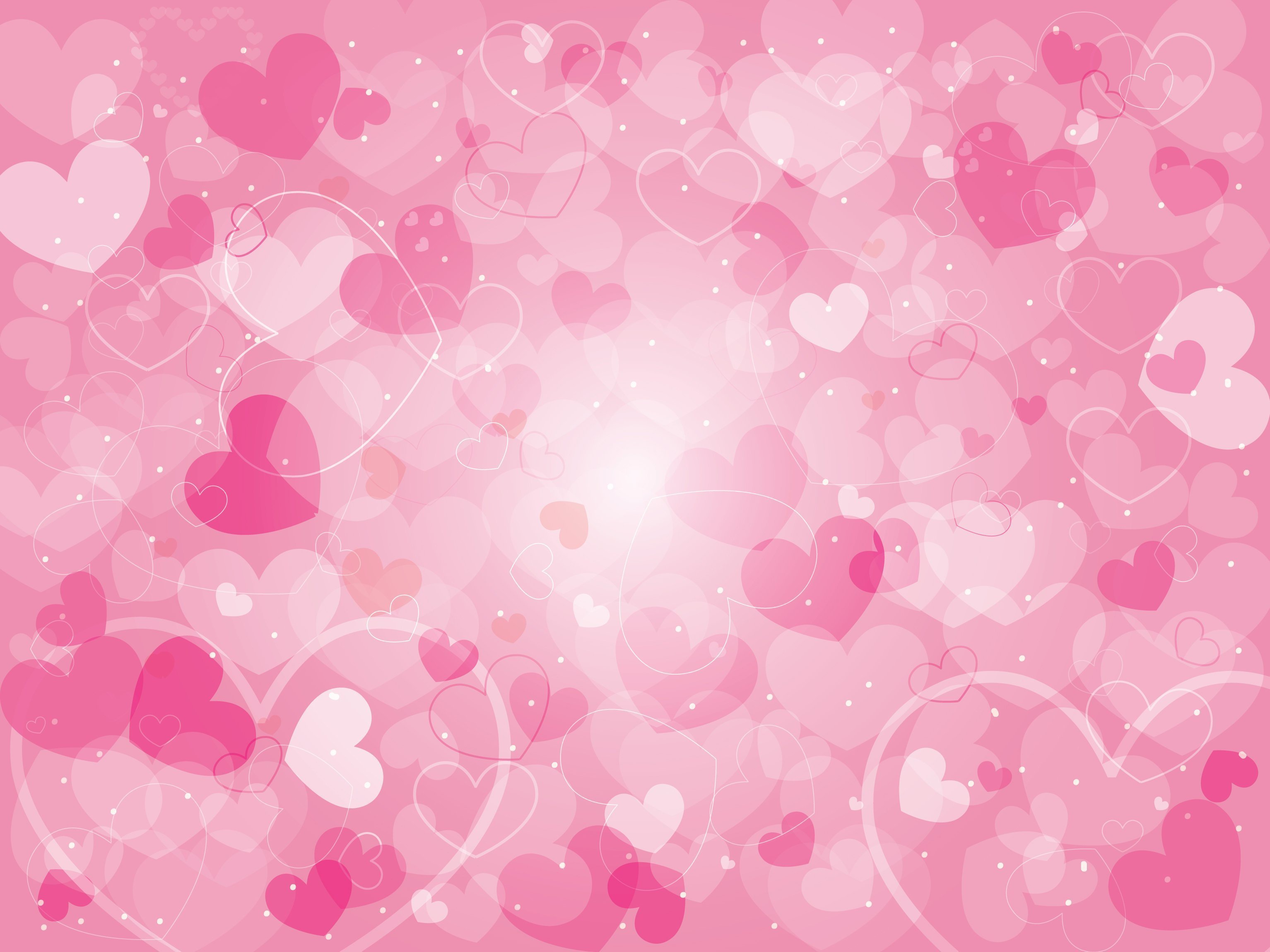 Download Pink Artistic Heart HD Wallpaper