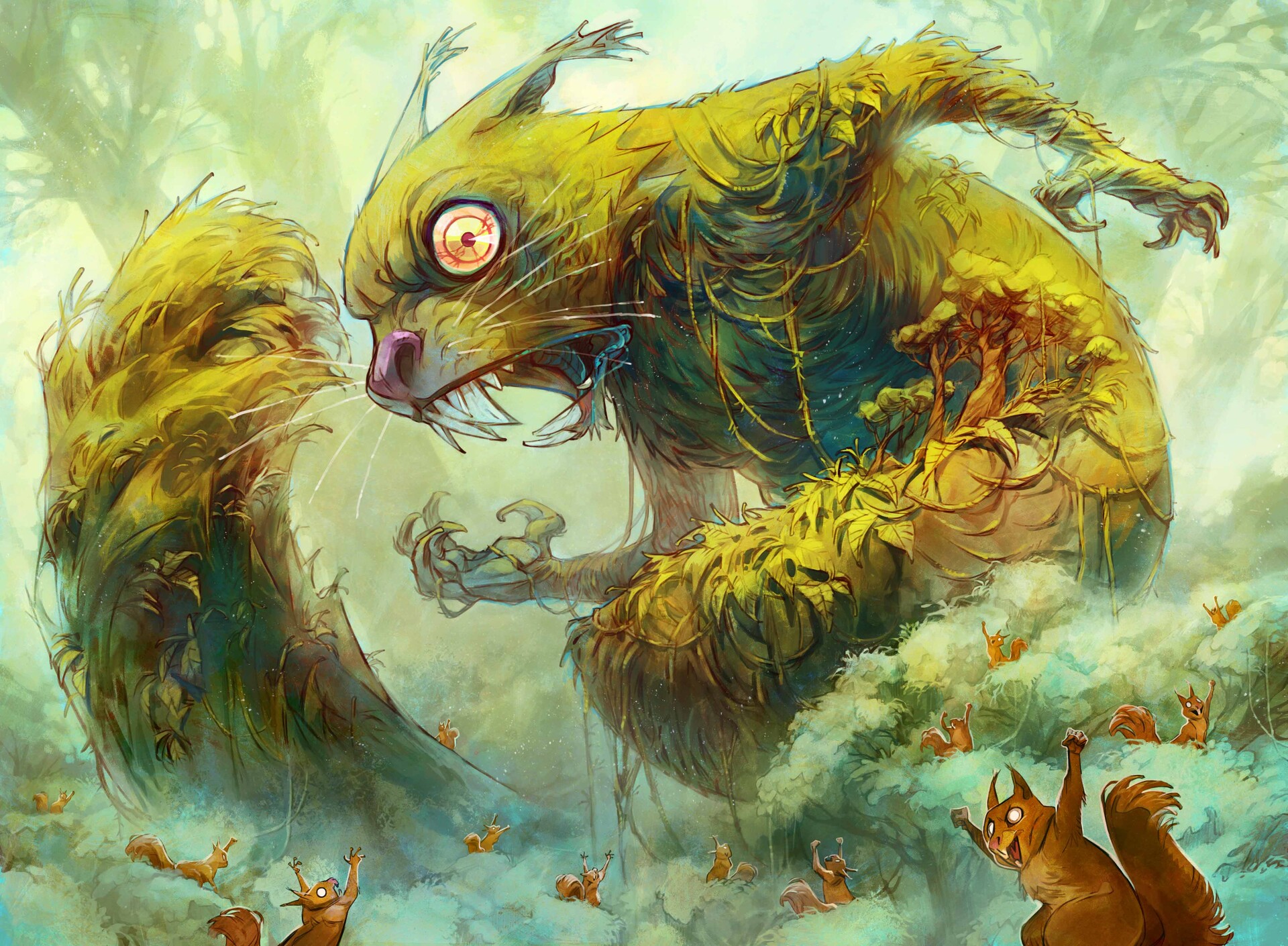 Download Squirrel Man Made Magic: The Gathering HD Wallpaper by Ivan ...