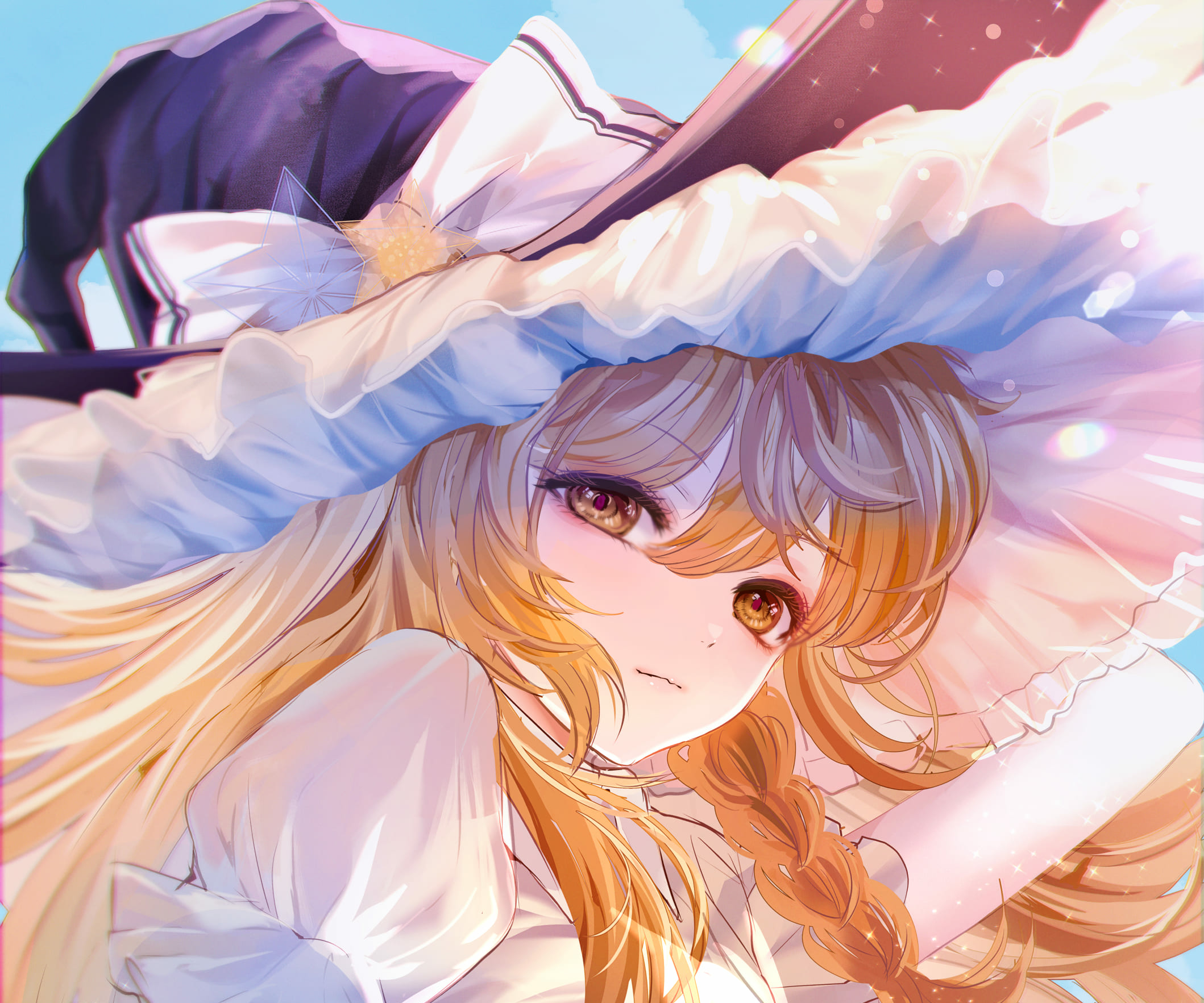 Download Marisa Kirisame Anime Touhou HD Wallpaper
