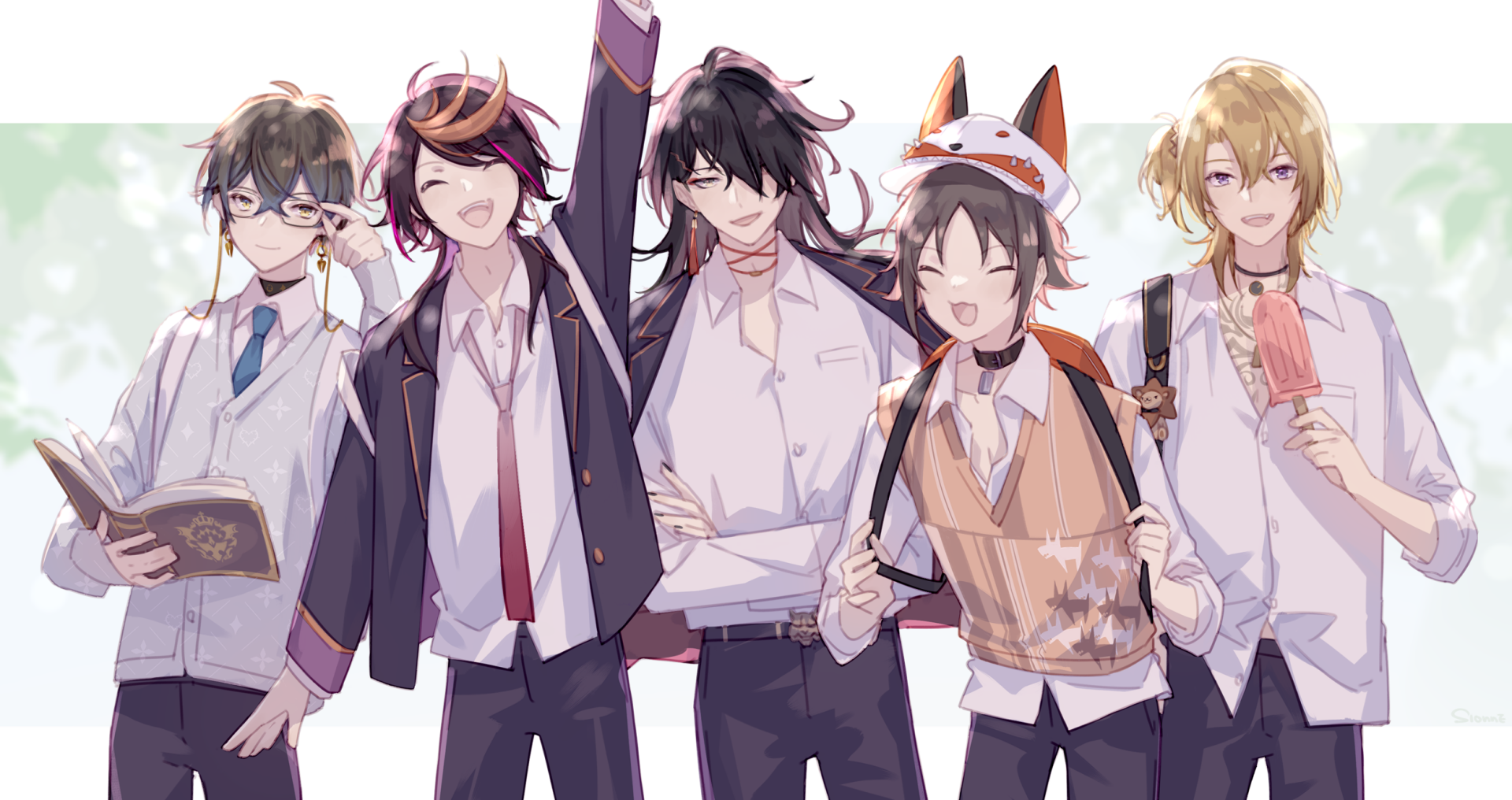 Download Nijisanji Luxiem Anime Virtual Youtuber HD Wallpaper