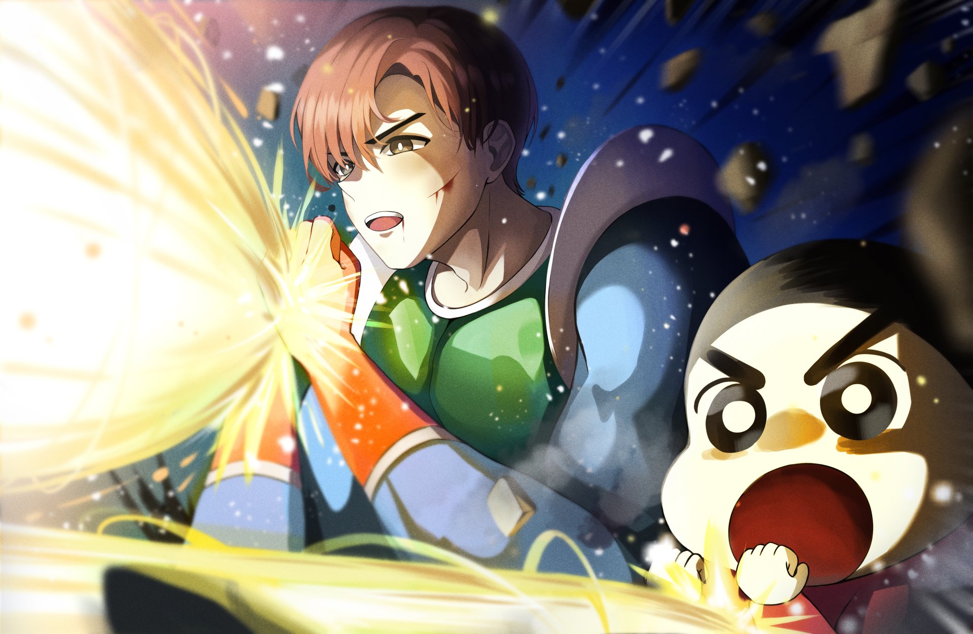 Crayon Shin-chan Anime 4K Ultra HD Action Wallpaper by Gongha